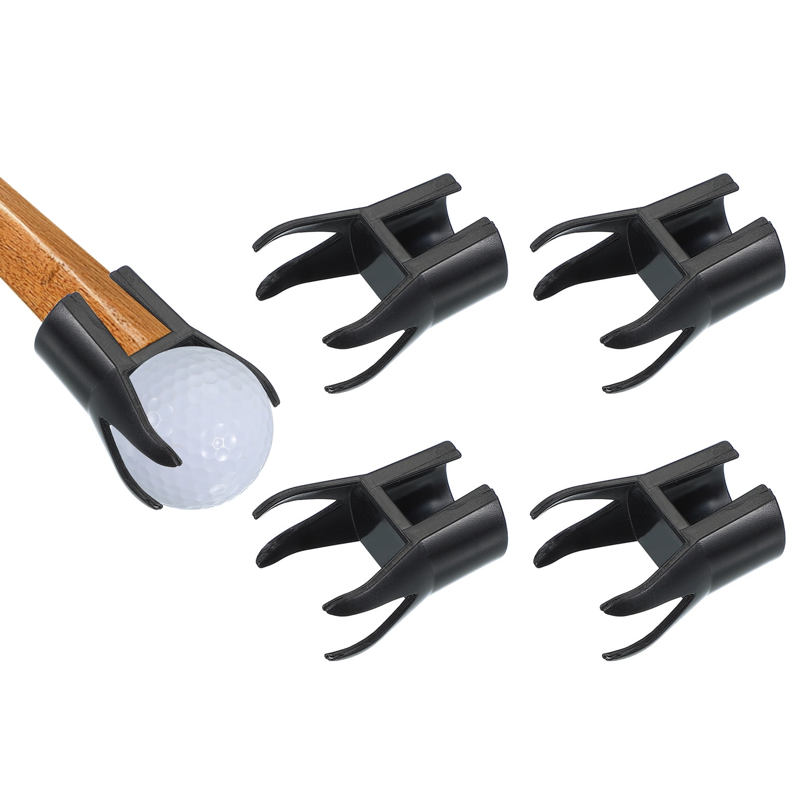 Uxcell Golf Ball Retriever, Golf Ball 4-Prong Pick Up Grabber Back ...