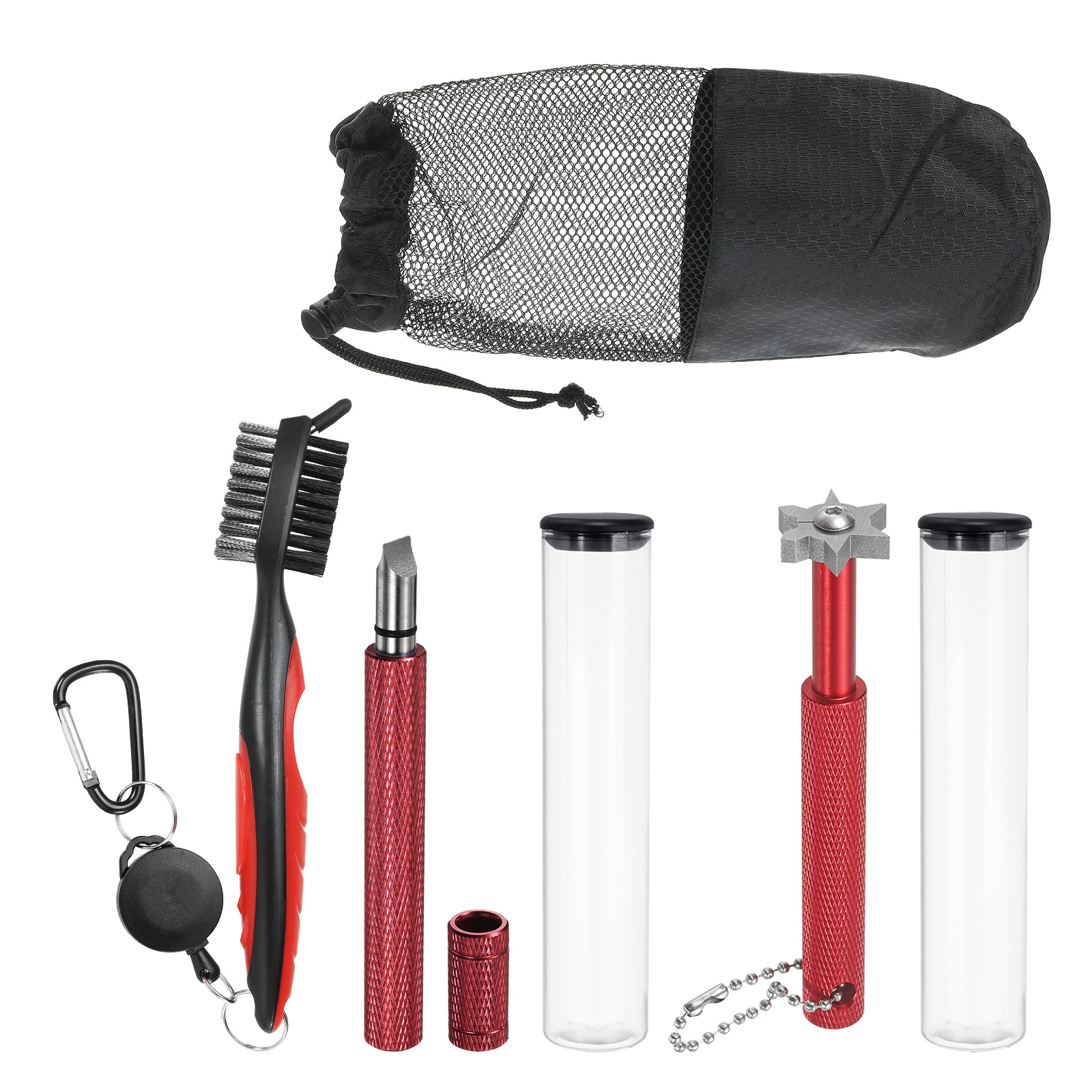 Uxcell Golf Clean Tool Set Including Golf Club Groove Sharpener, Golf ...