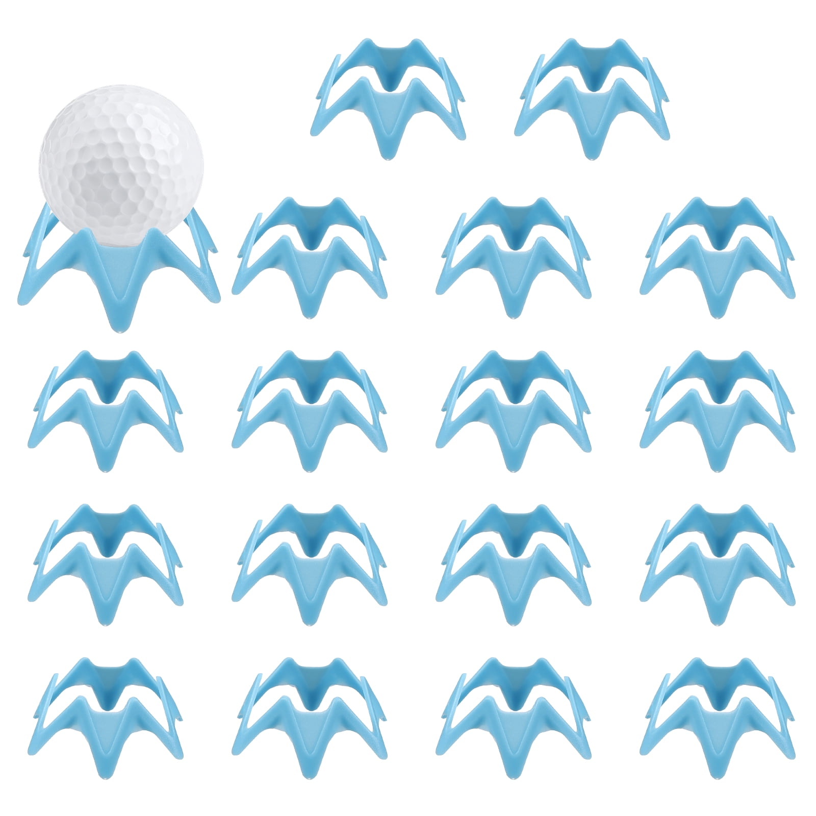 Uxcell Golf Simulator Tees, 0.6 Inch &18Pcs & Blue Indoor Golf Tees ...
