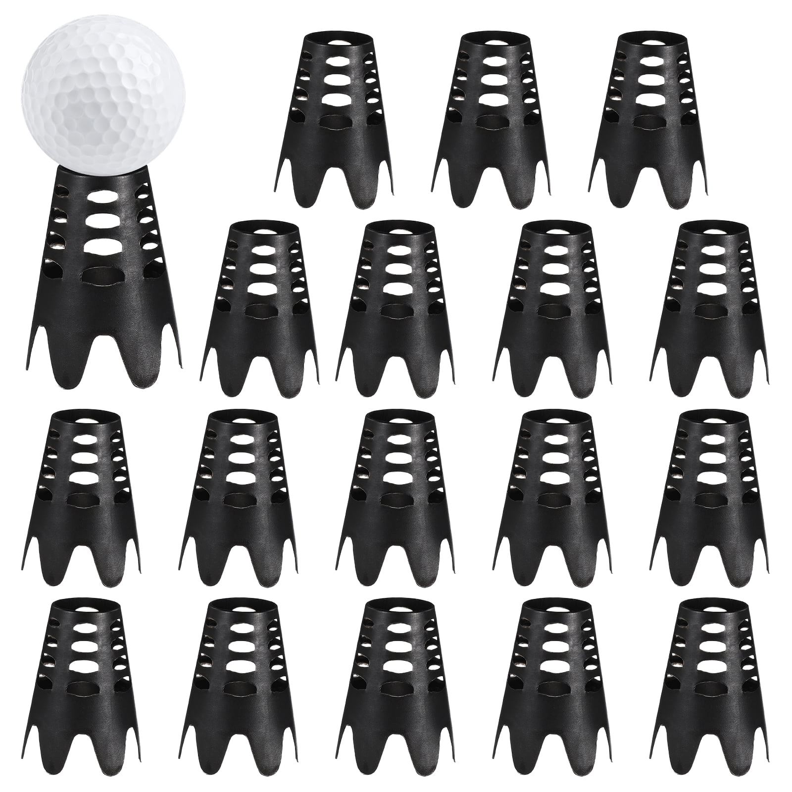 Uxcell Golf Simulator Tees, 1.8 Inch &18Pcs & Black Indoor Golf Tees ...
