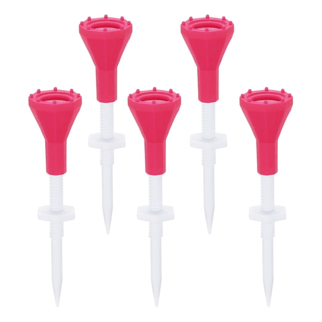 Uxcell Golf Tee, 5 Pack Adjustable Height Plastic Golf Tees with ...