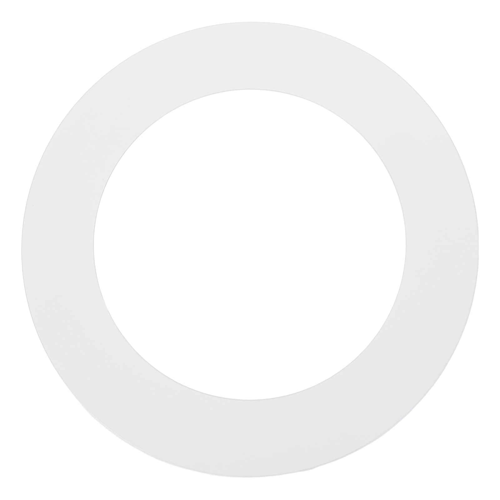 Uxcell Goof Rings, 5.1" ID 7.5" OD Steel Flat Goof Trim Ring Light ...