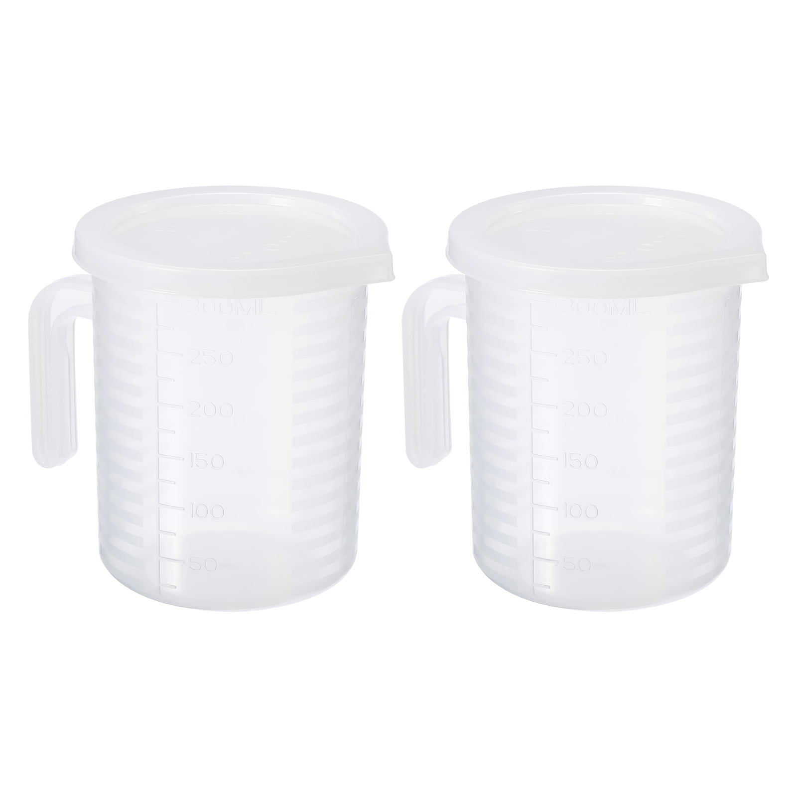 Uxcell Graduated Beaker, 2 Pack 250ml PP Plastic Liquid Measuring Cup ...
