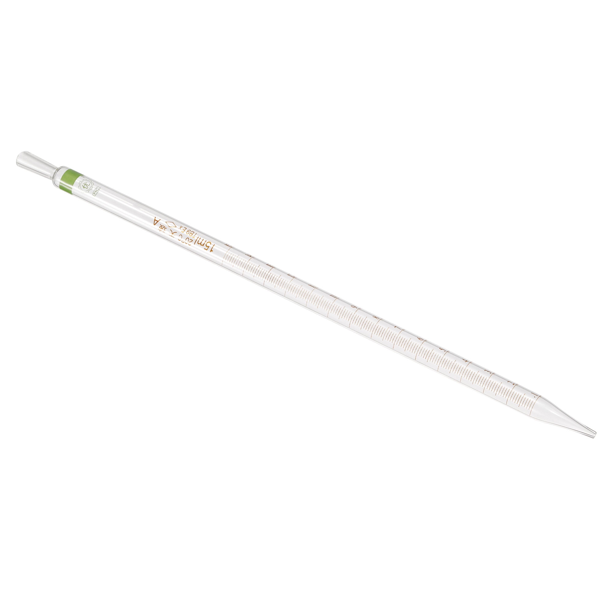 Uxcell Graduated Dropper Pipettes, 1 Pcs 15ml Borosilicate Glass ...