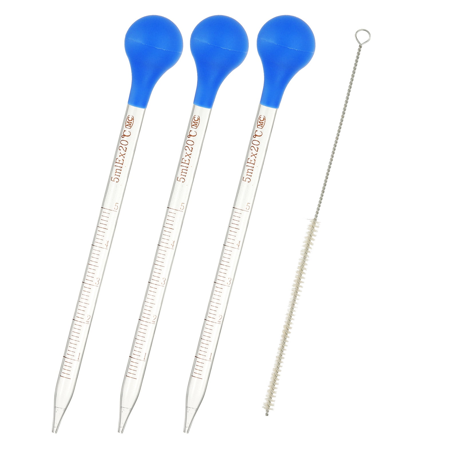 Uxcell Graduated Dropper Pipettes 2 Pcs 25ml Reusable Borosilicate ...