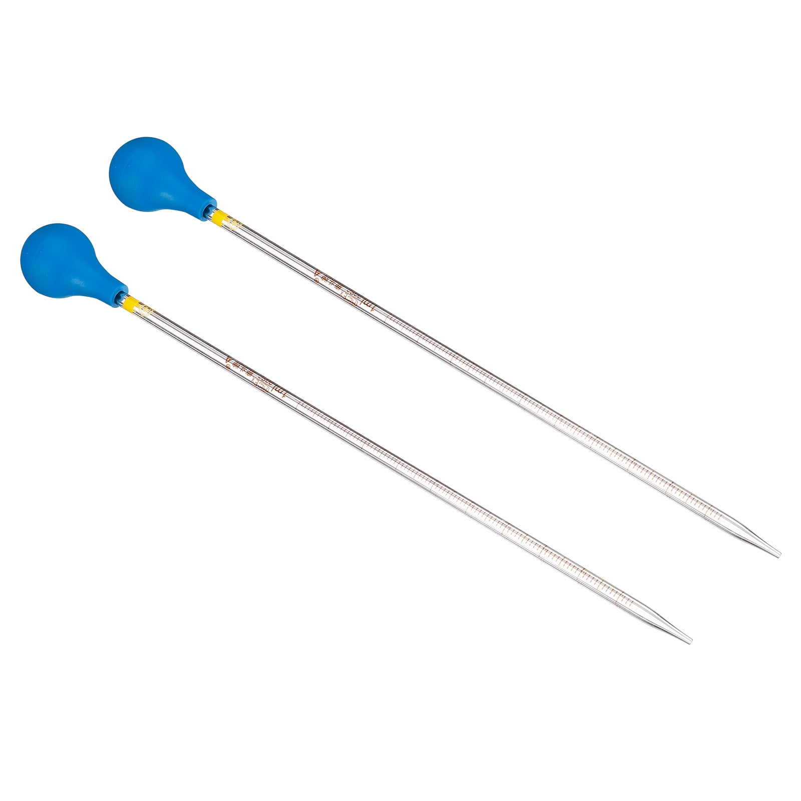 Uxcell Graduated Dropper Pipettes Kit, 2pcs 1ml Borosilicate Glass ...