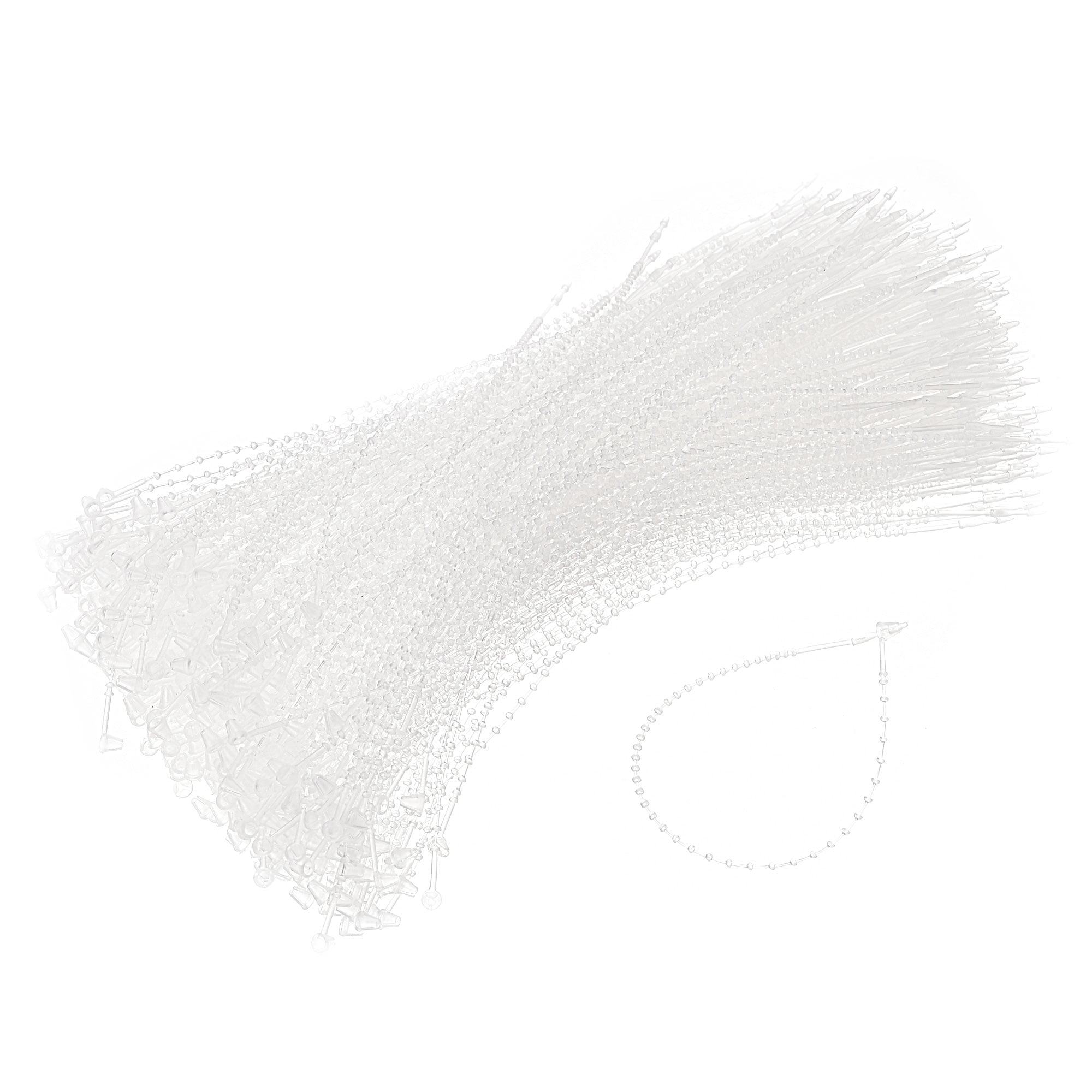 Uxcell Granular Snap Lock Pins Loop Price Tag Fastener Tags Ties clear ...