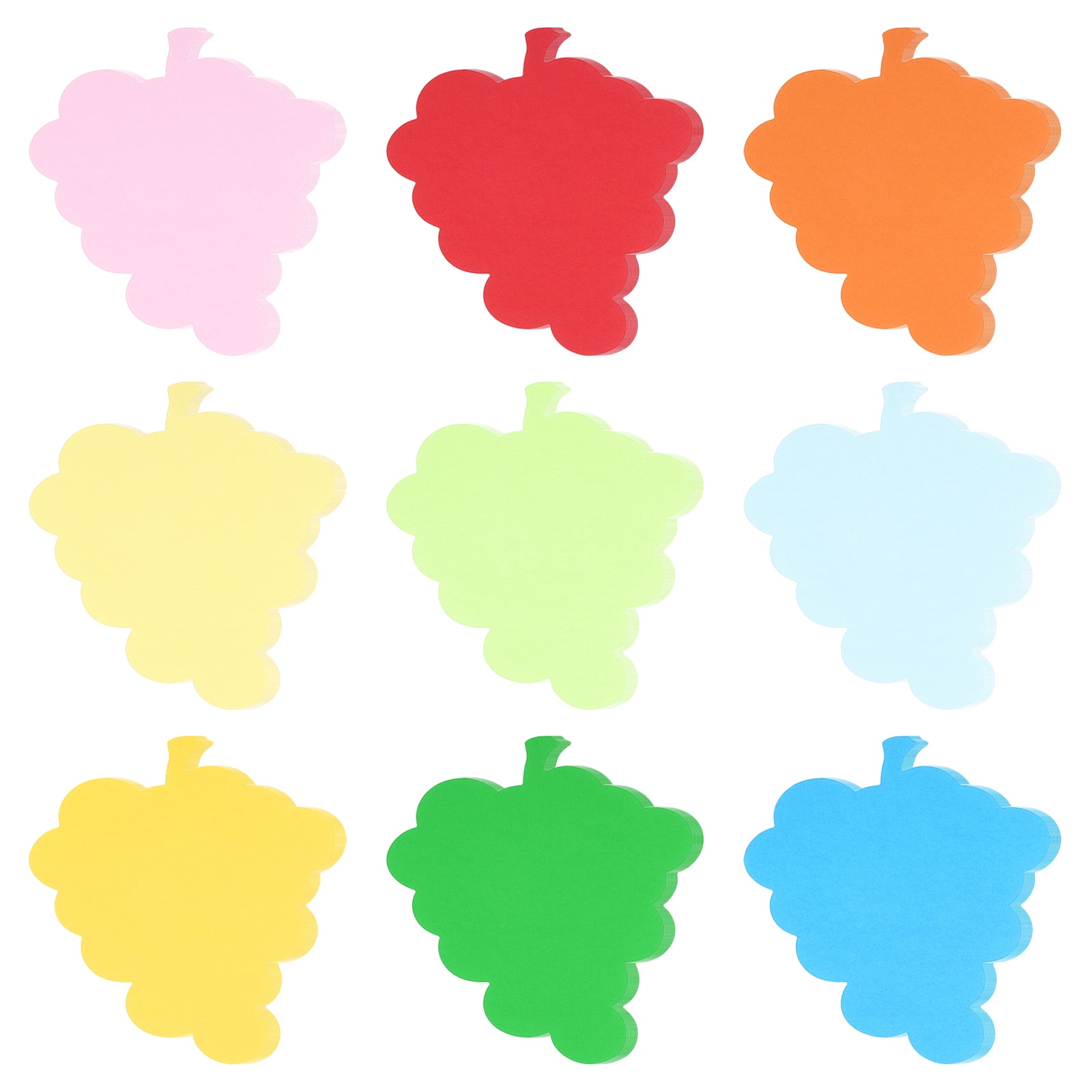 Uxcell Grape Cutouts, 72 Pack Paper Grapes, Colorful Grape Cutout for ...