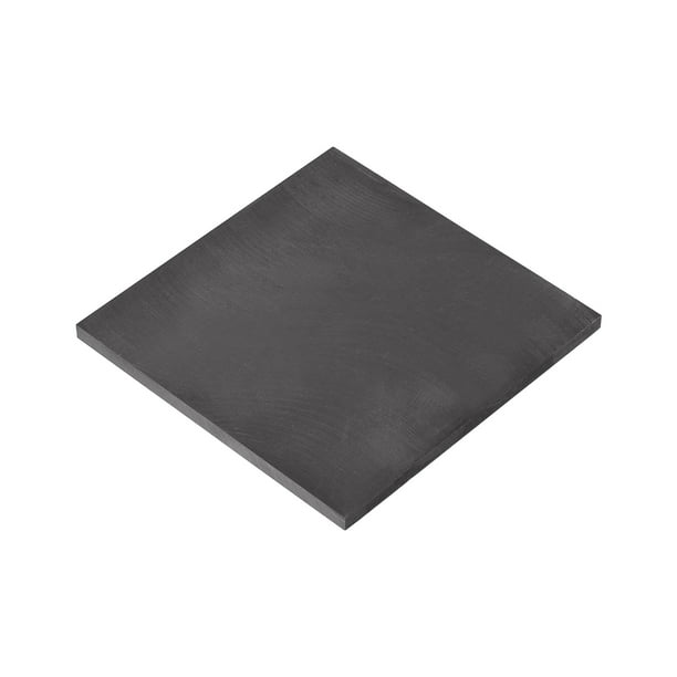 Uxcell Graphite Plate 50mmx50mmx2mm Graphite Blank Block Black 1 Pack ...