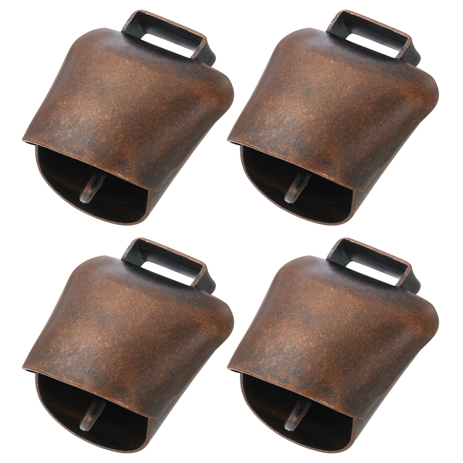 Uxcell Grazing Iron Bells for Cow Horse, 4 Pcs Farm Animal Cow Bells ...