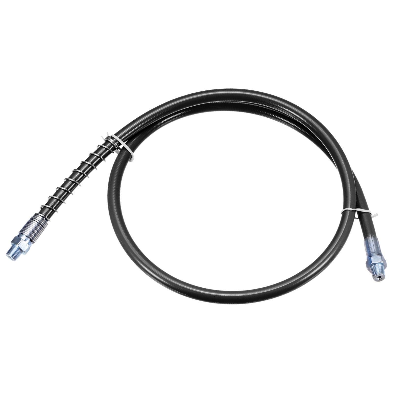 Uxcell Grease Gun Hose 39.3" 10000 PSI Spring Flex High Pressure Quick ...