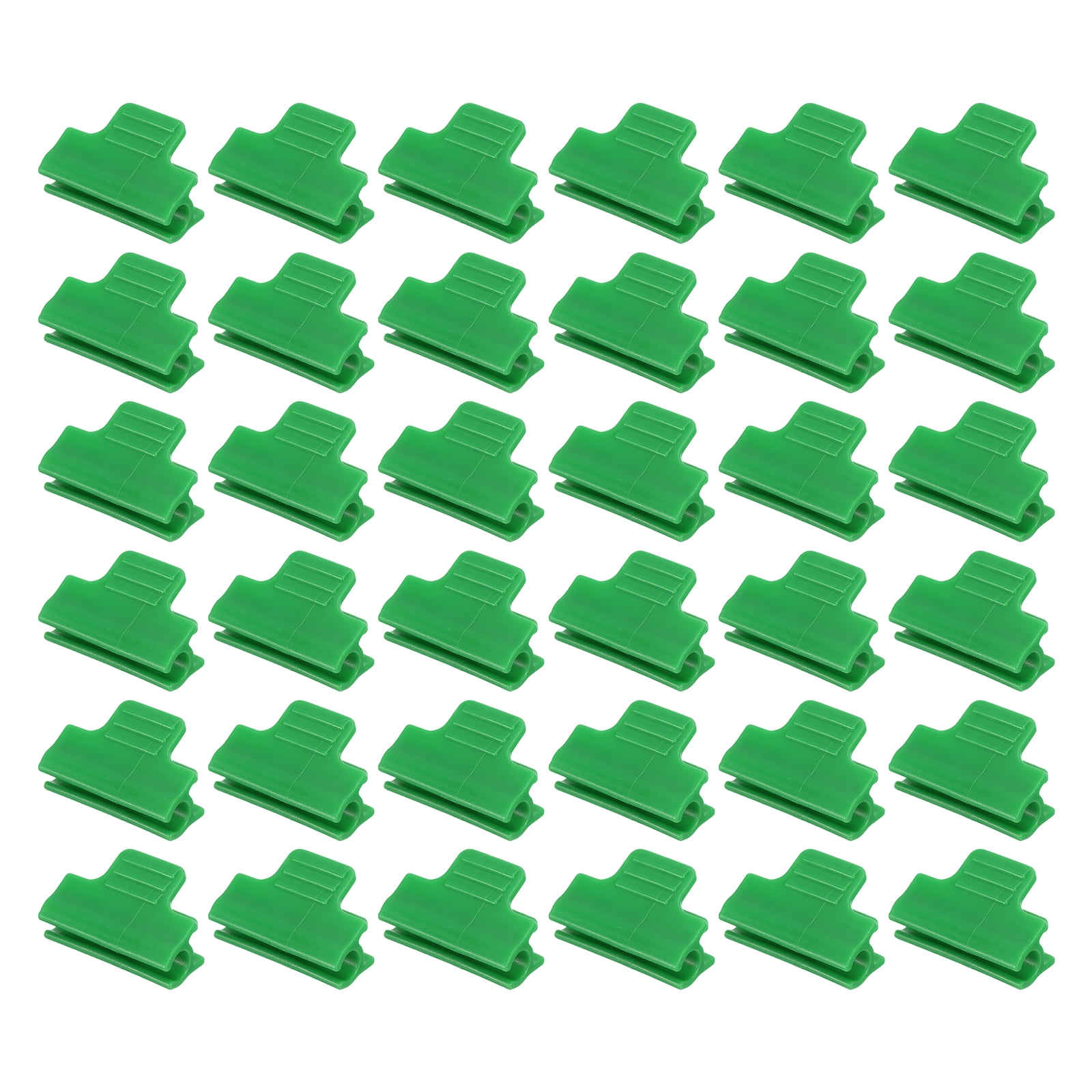 Uxcell Greenhouse Clamps, 50 Pack Garden Film Row Cover Clips for 8mm ...