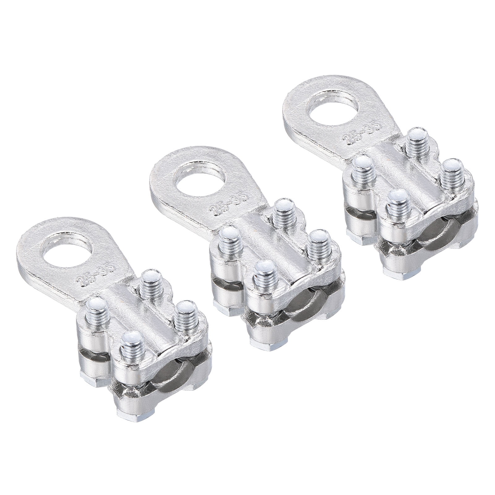 Uxcell Ground Rod Clamps Grounding Clamps Wire Connector for 0.2 to 0. ...