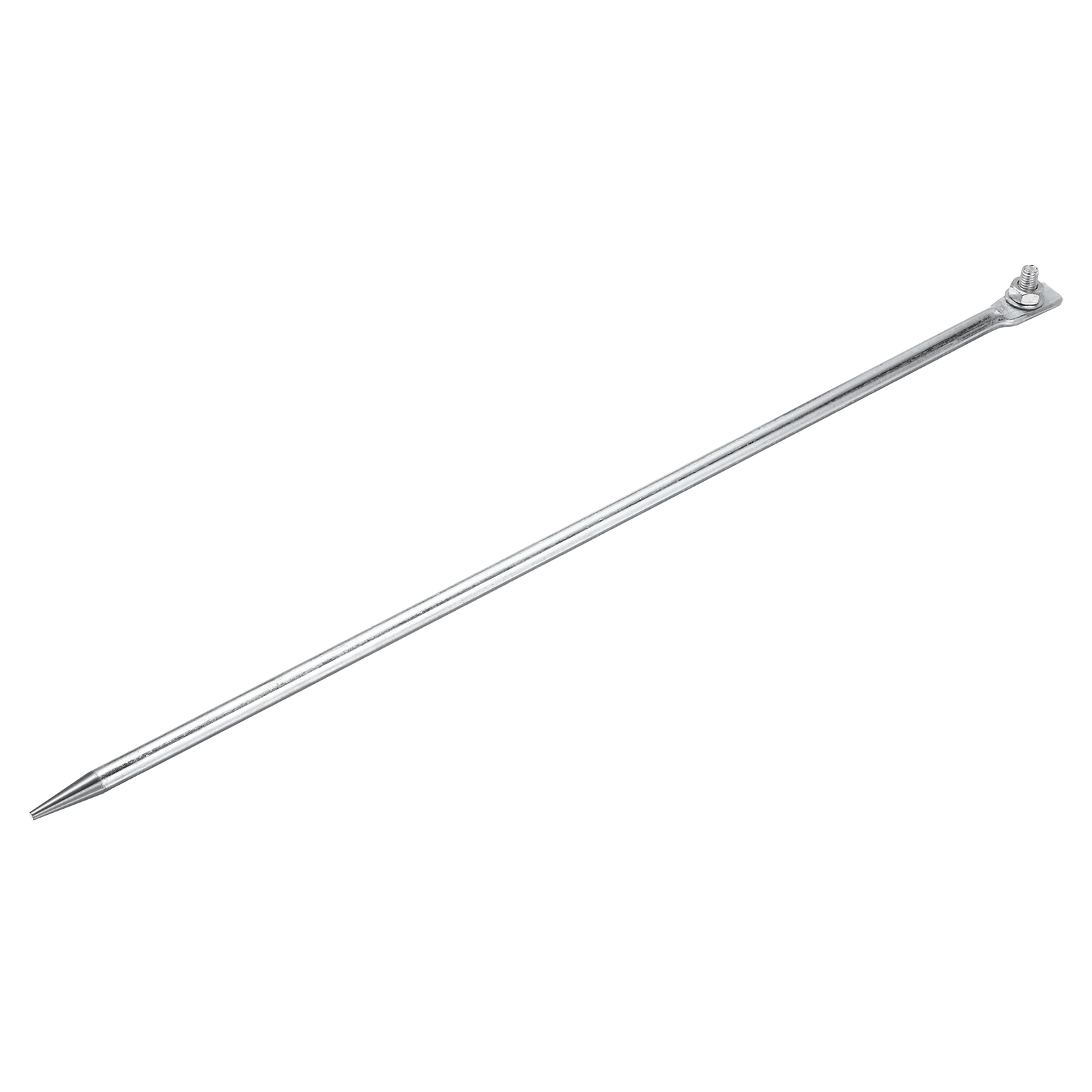 Uxcell Ground Rod Cold Galvanized Grounding Pin 1.6ft Straight Single ...