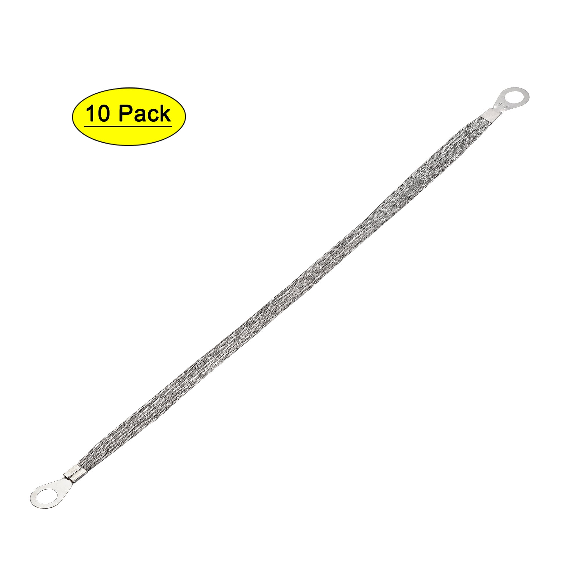 Uxcell Ground Straps 280mm Tinned Copper Ground Strap Wire 9AWG with ...