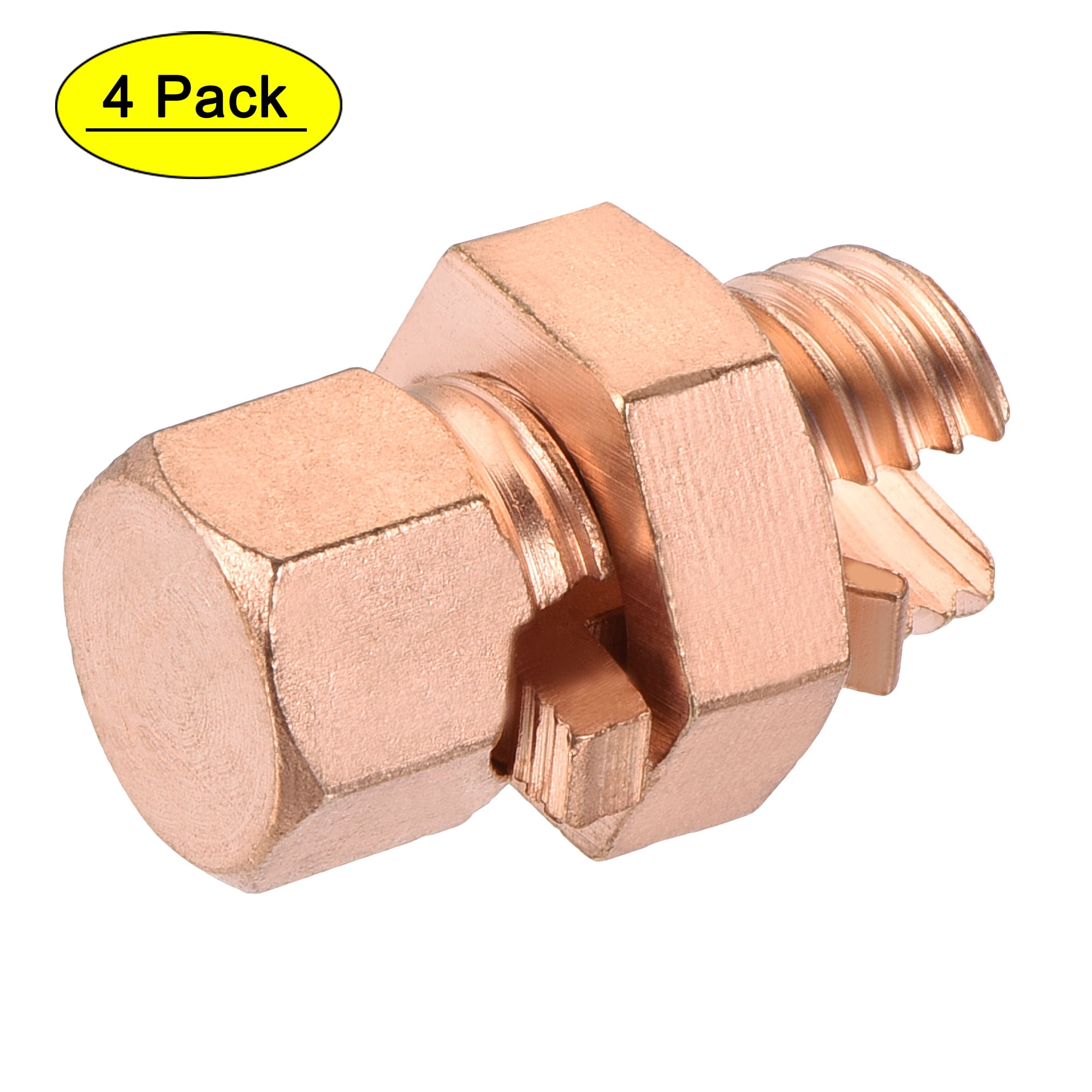 Uxcell Grounding Bolt Connector Copper Grounding Protection 27 x 11mm ...