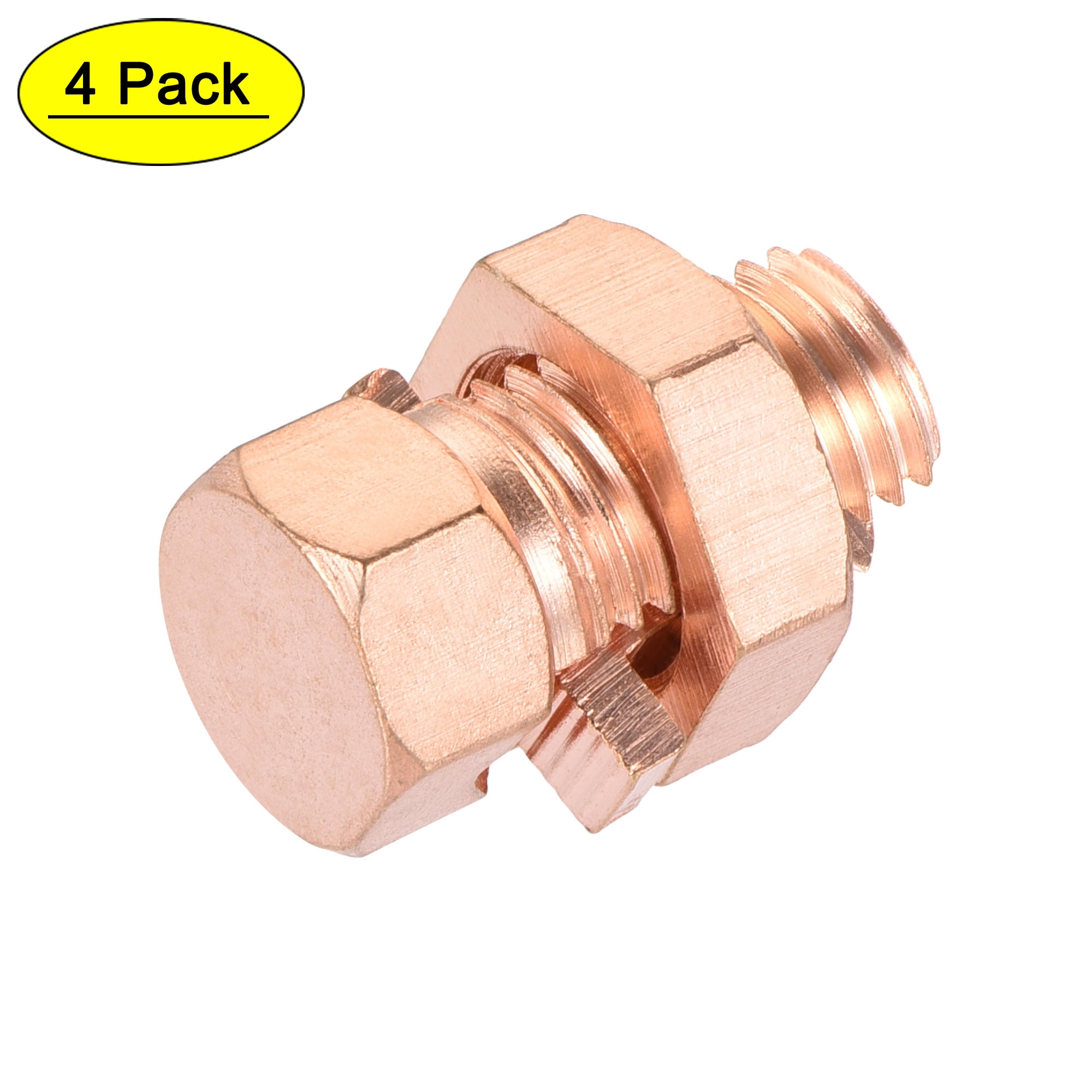 Uxcell Grounding Bolt Connector Copper Grounding Protection 27 x 14mm ...