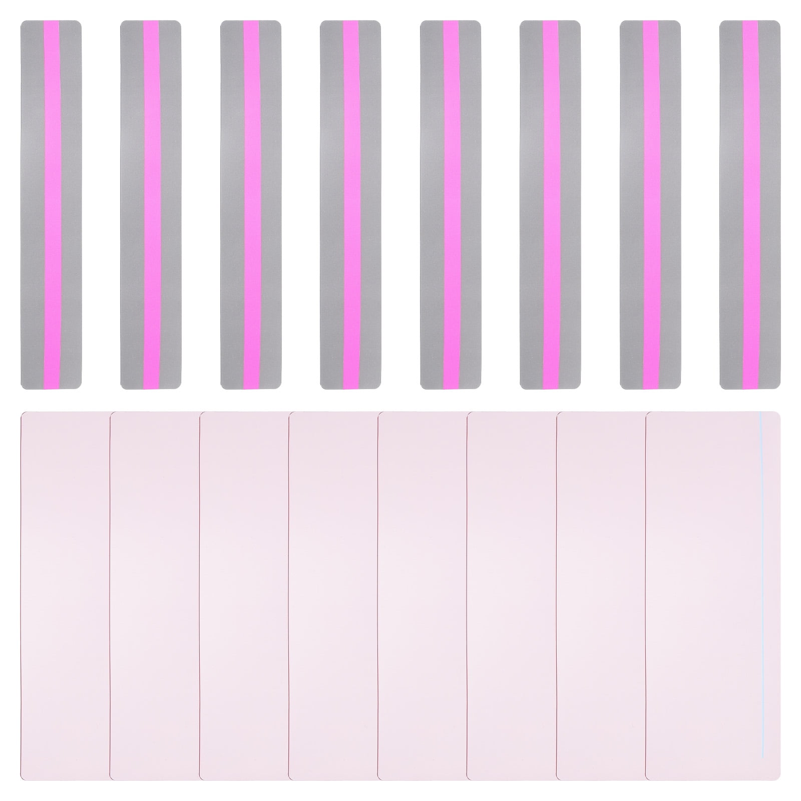 Uxcell Guided Reading Highlight Strips, 16Pcs 2 Sizes Colored Overlay ...