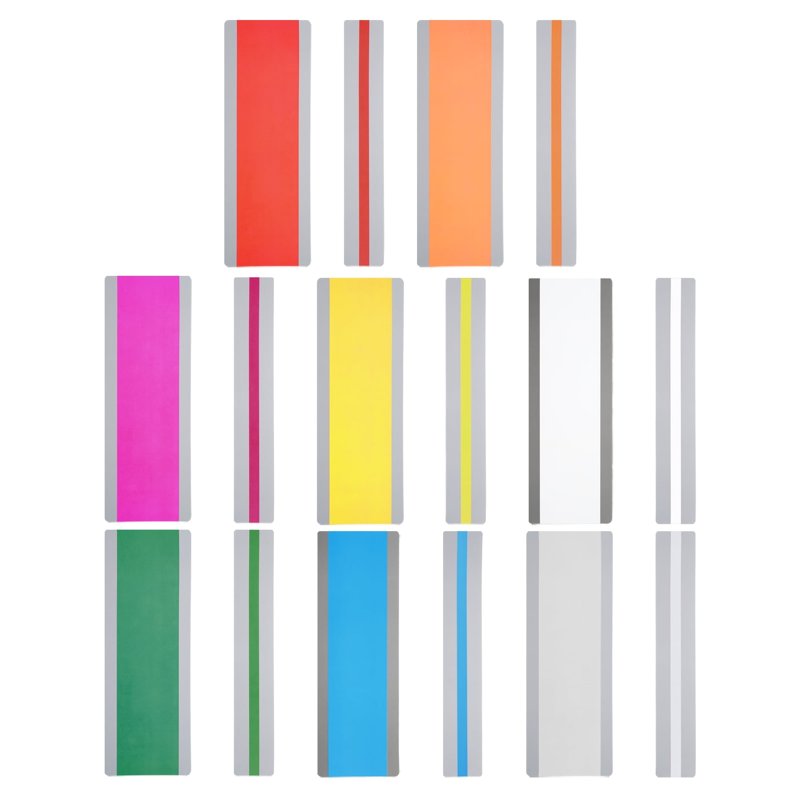 Uxcell Guided Reading Strips Tracking Highlight Colored Overlay ...