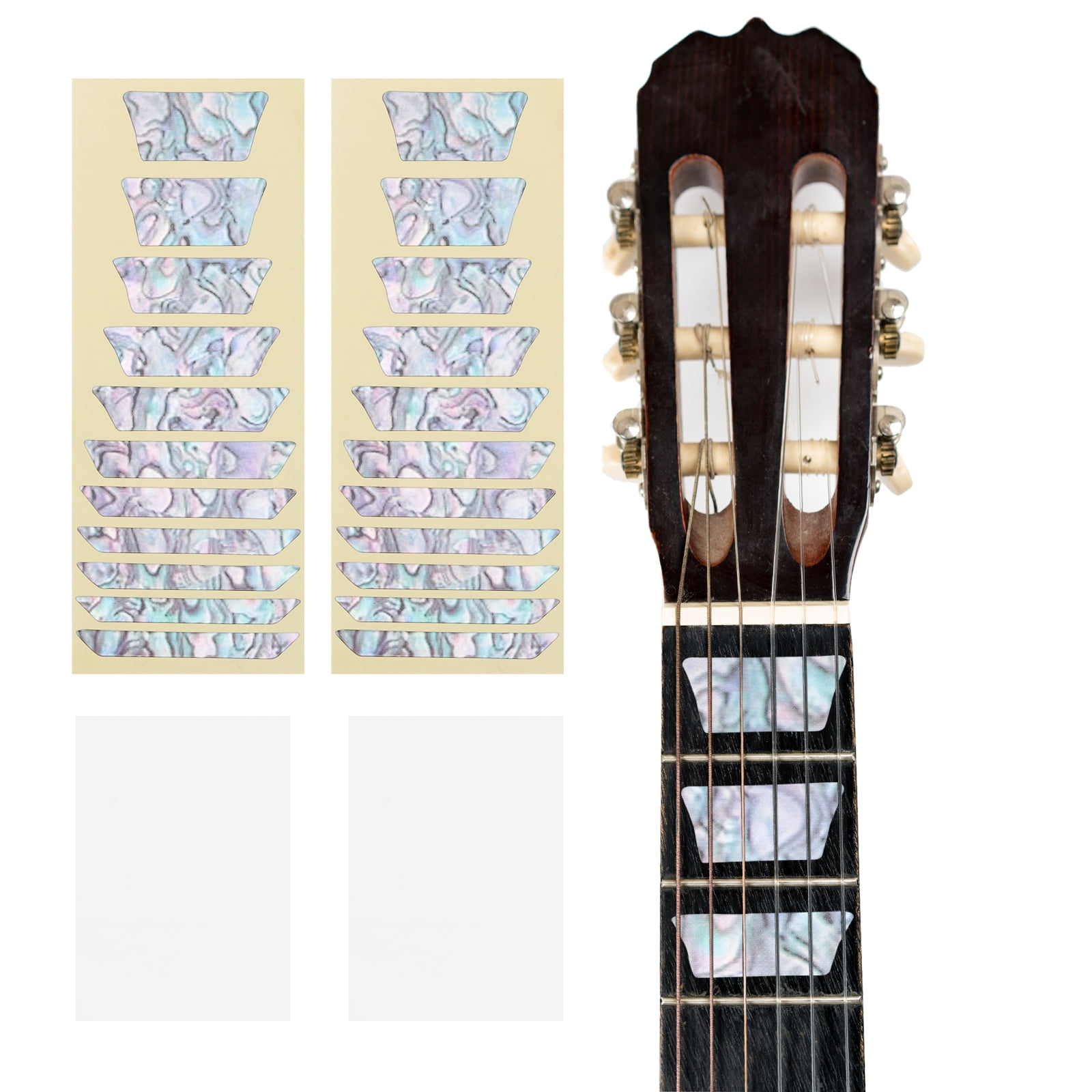 Uxcell Guitar Fretboard Stickers Inlay Stickers Decals for Guitars and ...