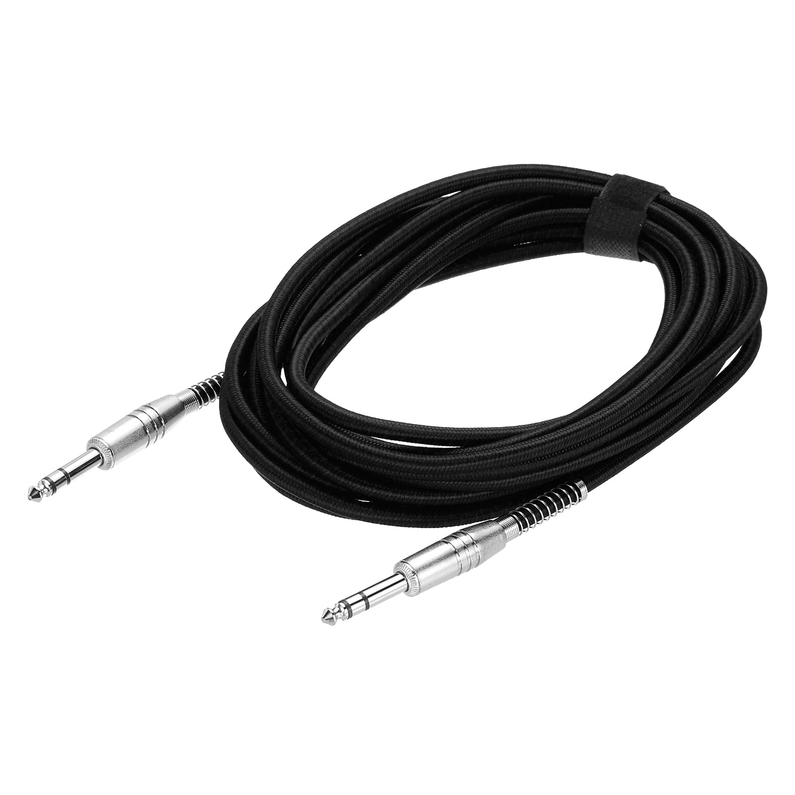 Uxcell Guitar Instrument Cable Straight to Straight Black 15 Feet, 1/4 ...