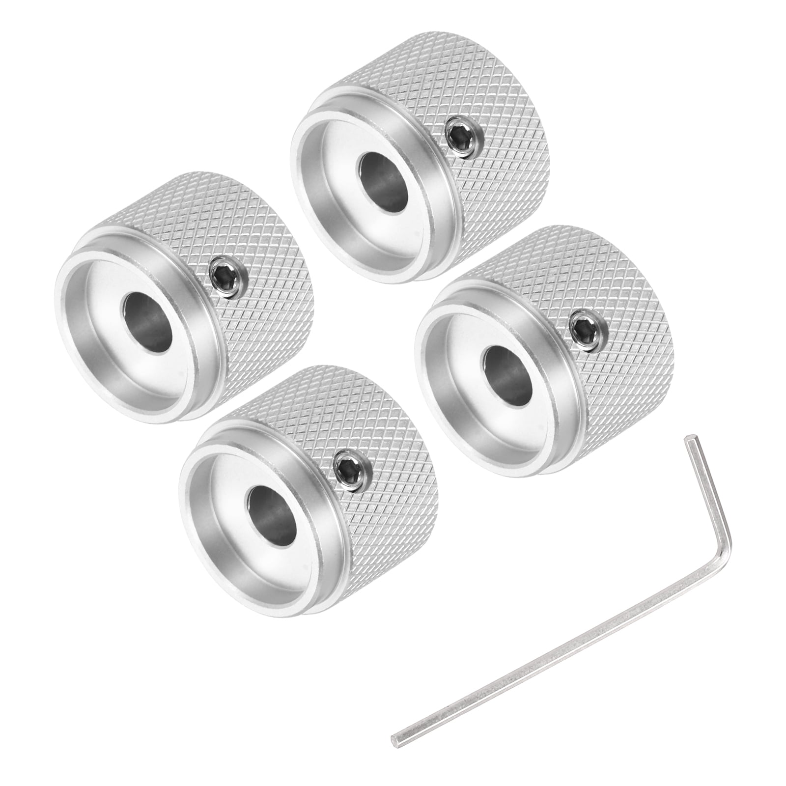 Uxcell Guitar Knobs Metal, Volume Tone Control Dome Knob Potentiometer ...