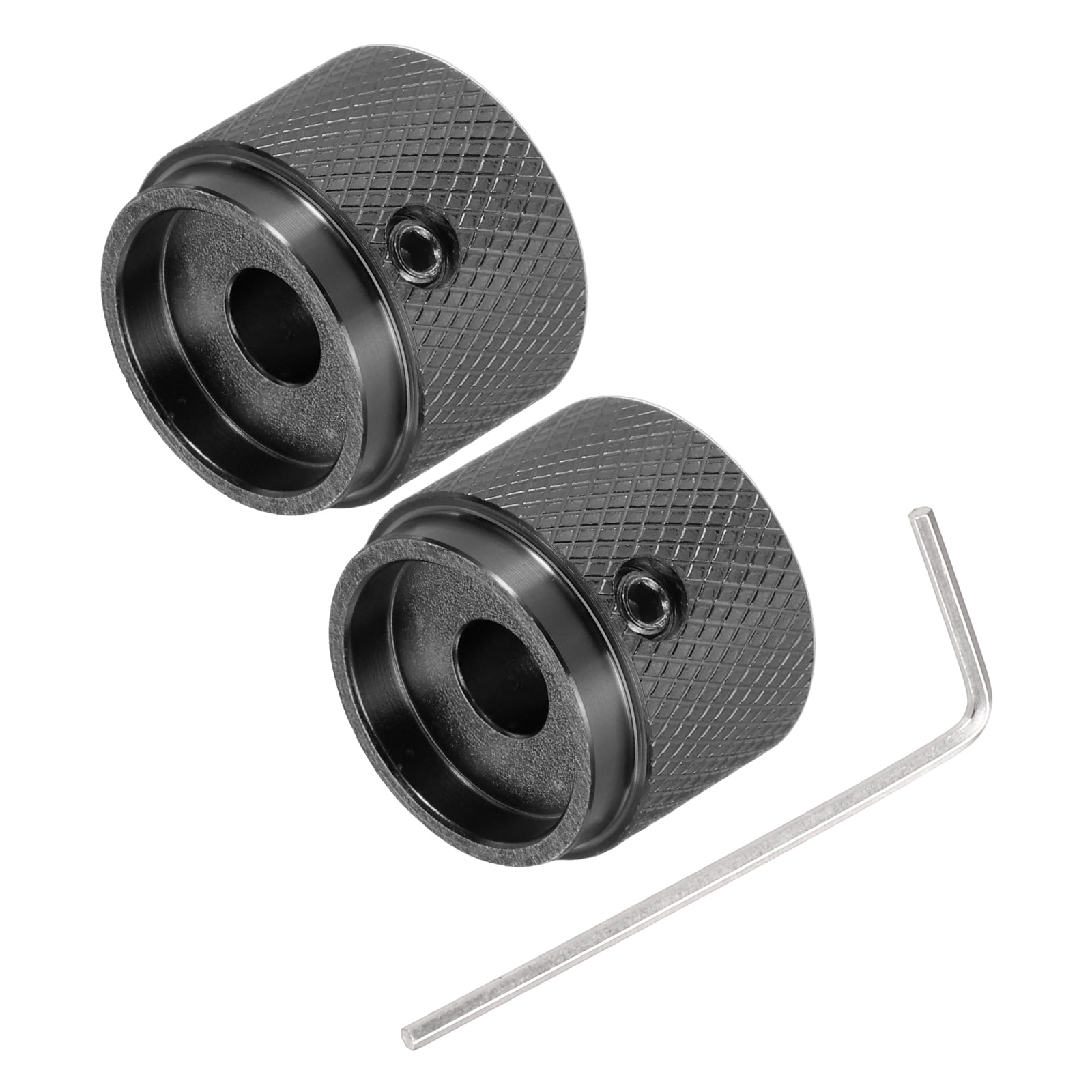 Uxcell Guitar Knobs Metal, Volume Tone Control Dome Knobs Potentiometer ...