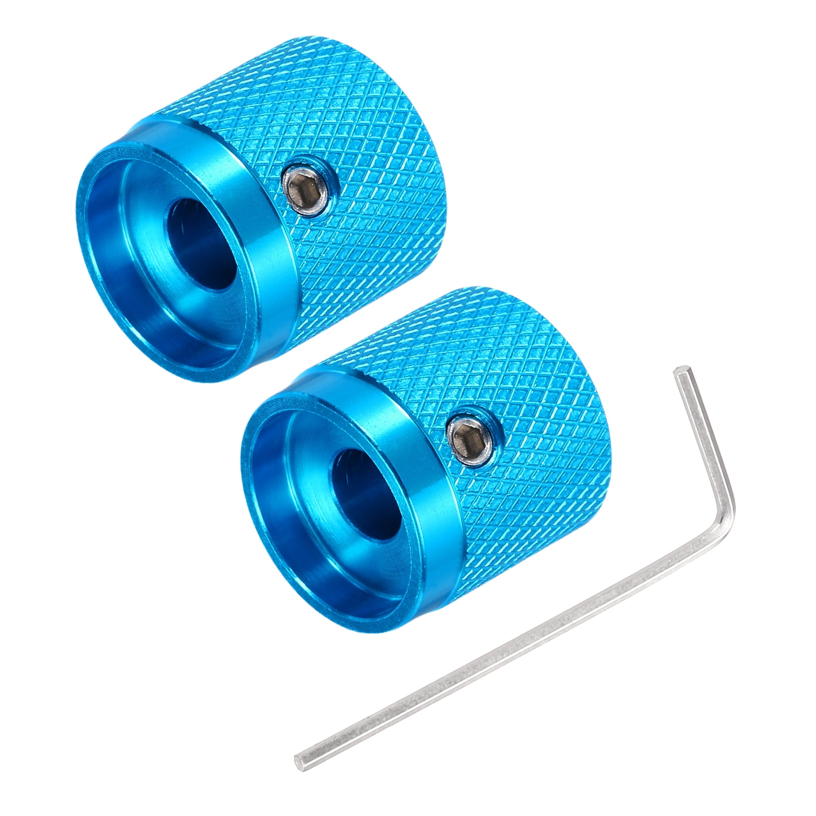 Uxcell Guitar Knobs Metal, Volume Tone Control Dome Knobs Potentiometer ...