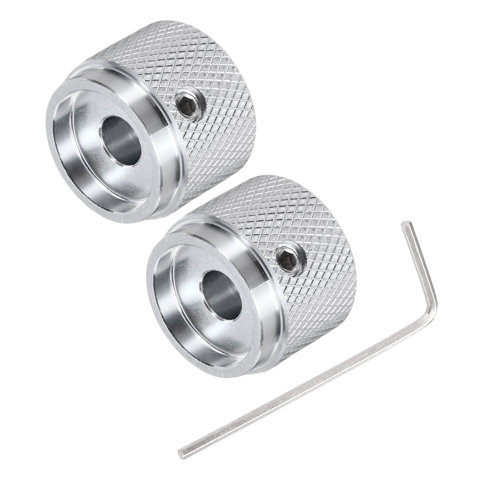 Uxcell Guitar Knobs Metal, Volume Tone Control Dome Knobs Potentiometer ...