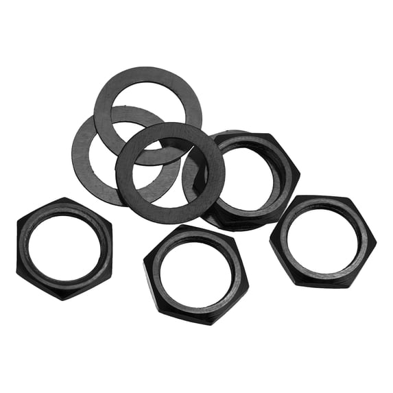 Uxcell Guitar Nuts and Washers M9 Guitar Input Output Jack Socket Nuts ...