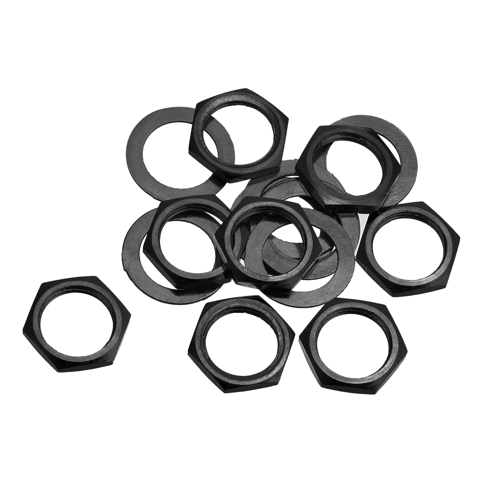 Uxcell Guitar Nuts and Washers M9 Guitar Input Output Jack Socket Nuts ...