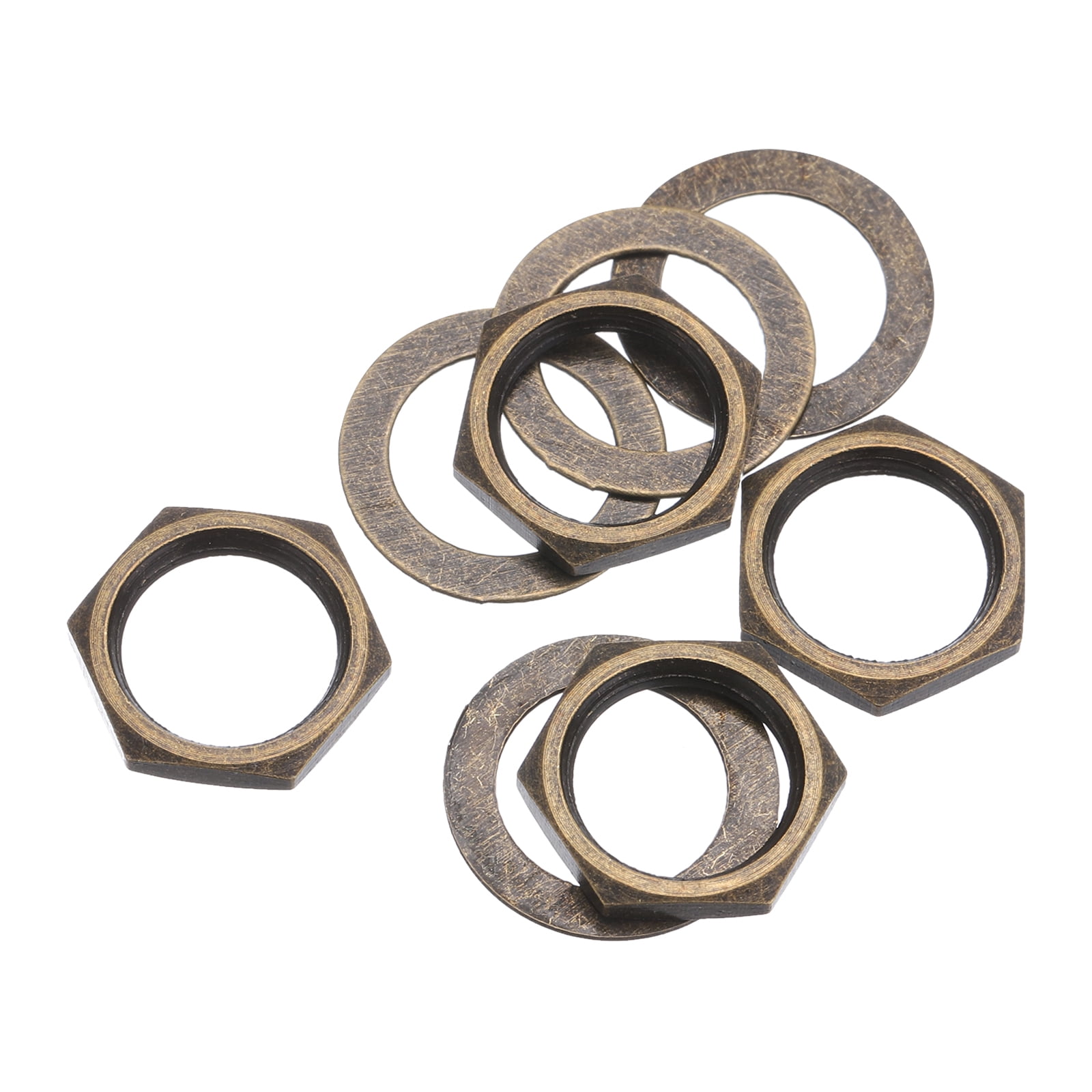Uxcell Guitar Nuts and Washers M9 Guitar Input Output Jack Socket Nuts ...