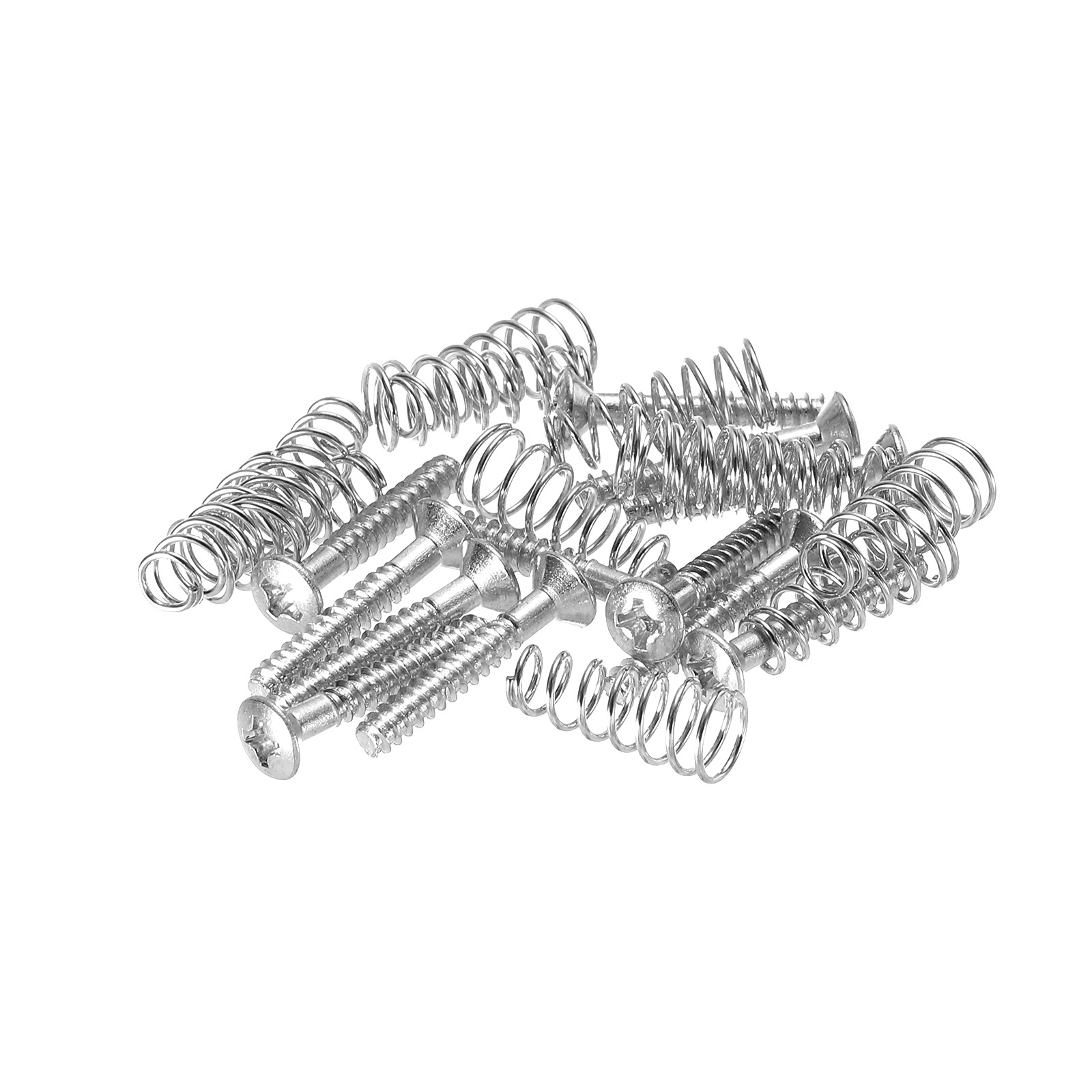 Uxcell Guitar Pickguard Mounting Screws with Spring M3x22mm Single Coil ...