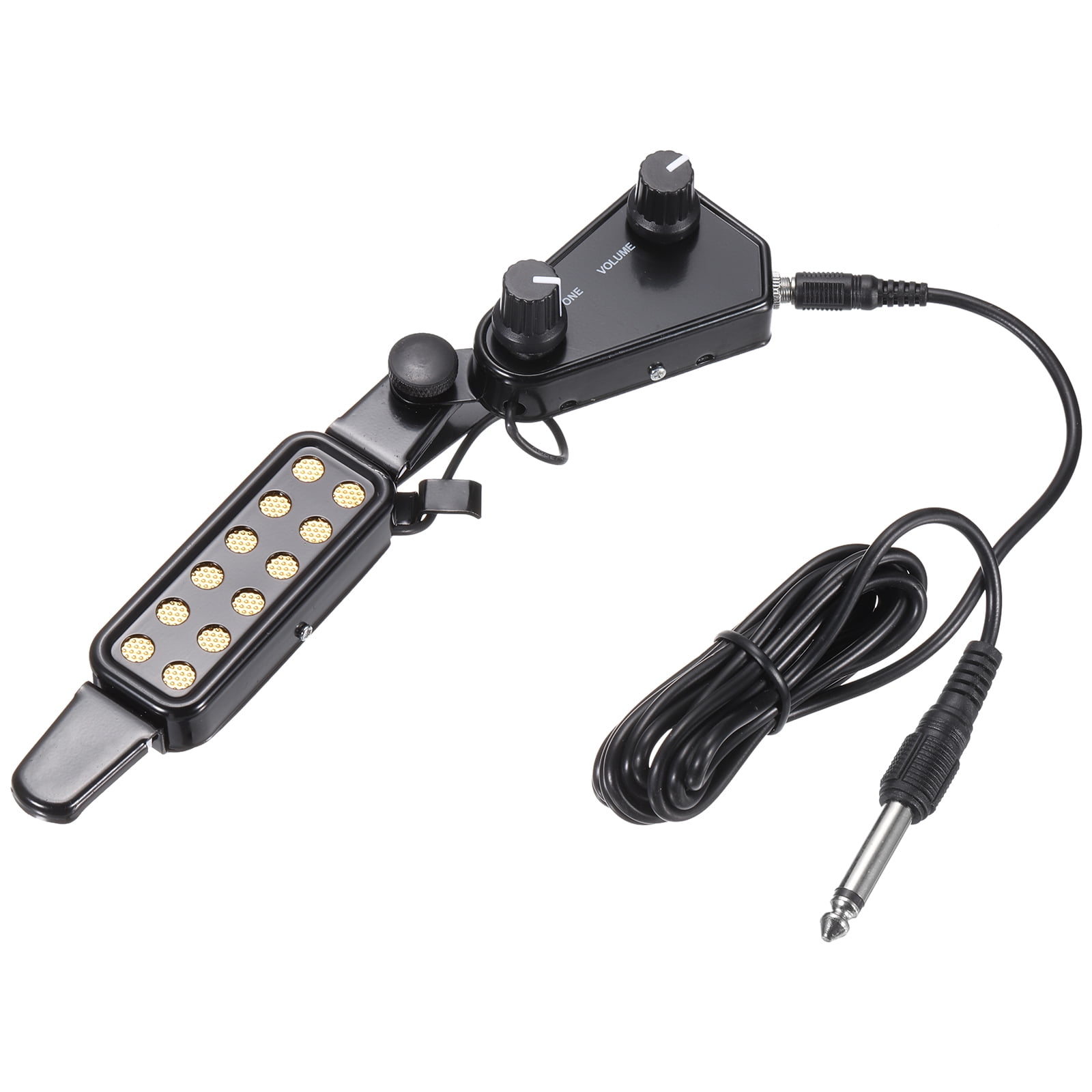 Uxcell Guitar Pickup 1/4 Inch Plug Acoustic Electric Transducer Sound ...