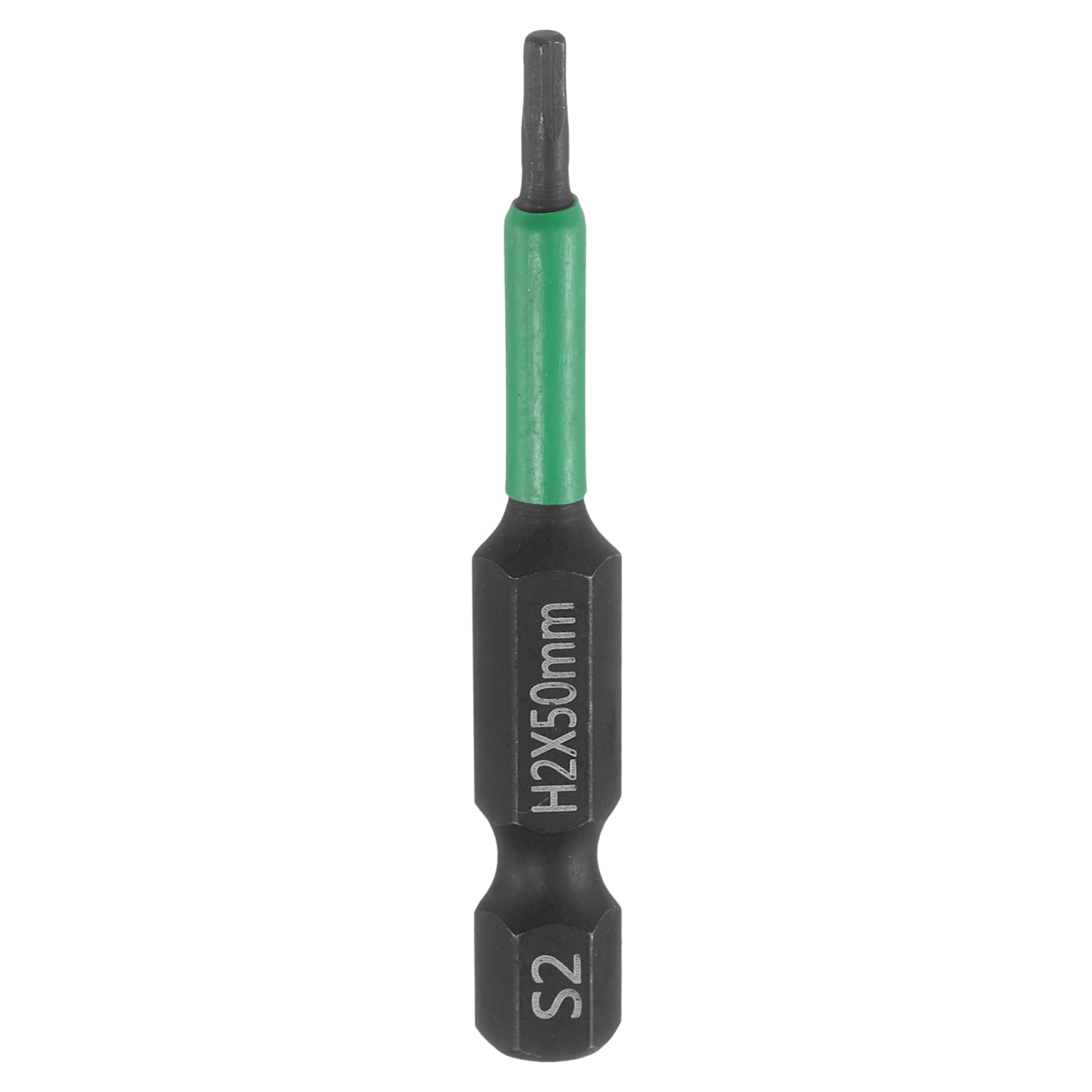 Uxcell H2 Flat Hex Head Screwdriver Bit 2mm Metric Tip 1/4" Hex Shank ...