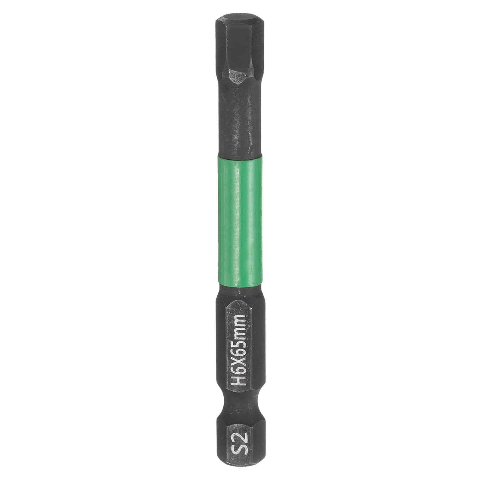 Uxcell H6 Flat Hex Head Screwdriver Bit 6mm Metric Tip 1/4" Hex Shank ...