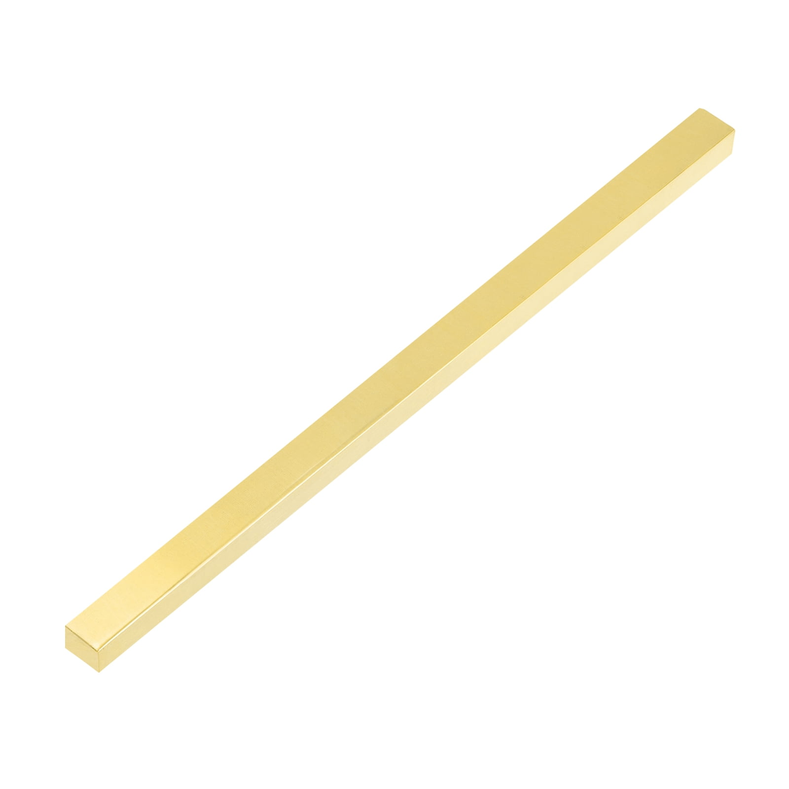 Uxcell H62 Brass Flat Bar Stock, 0.12"x0.24"x14" Square Solid Brass Bar ...