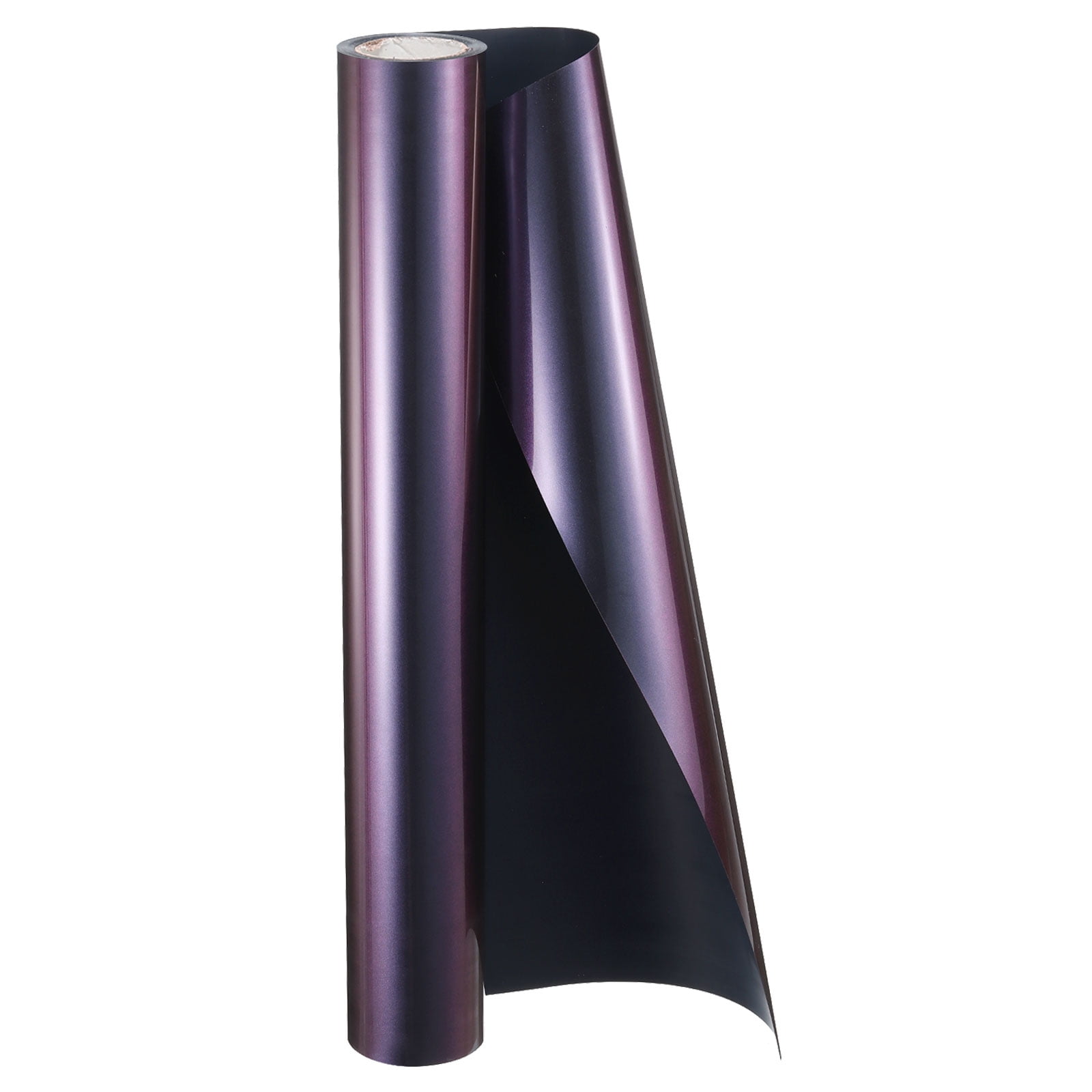 Uxcell HTV Heat Transfer Vinyl 11.8" x 5ft Roll PU Golden Charm Purple ...