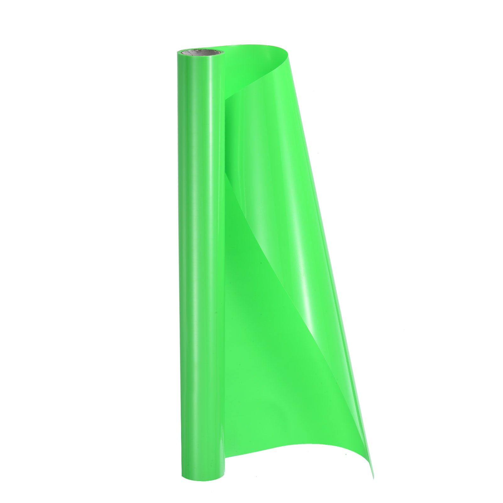 Uxcell HTV Heat Transfer Vinyl 12" x 3.6ft Roll Fluorescent Green Iron ...