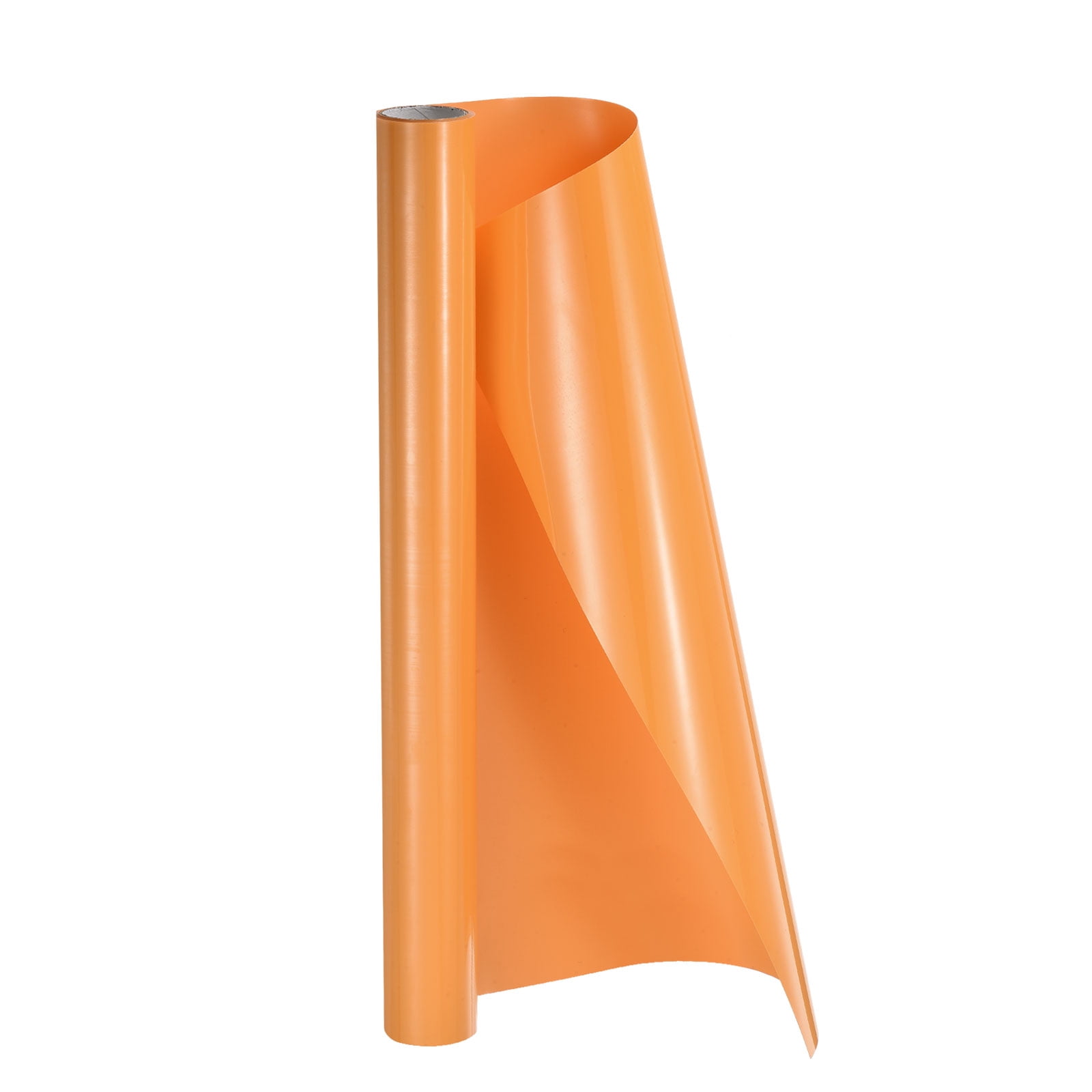Uxcell HTV Heat Transfer Vinyl 12" x 3.6ft Roll Fluorescent Orange Iron ...