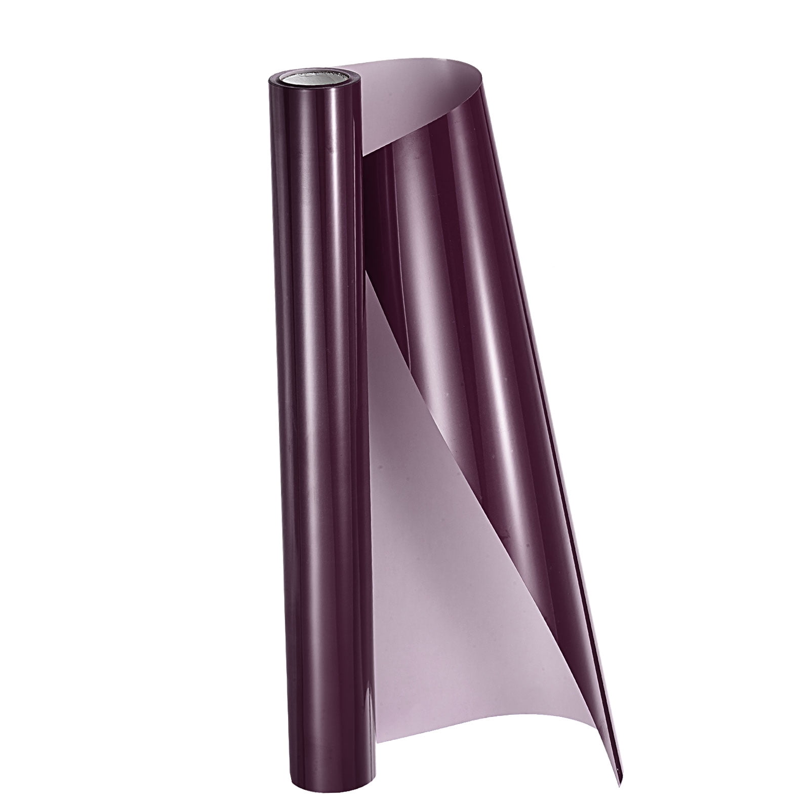 Uxcell HTV Heat Transfer Vinyl 12" x 8.5ft Roll PU Purple Red Iron on ...