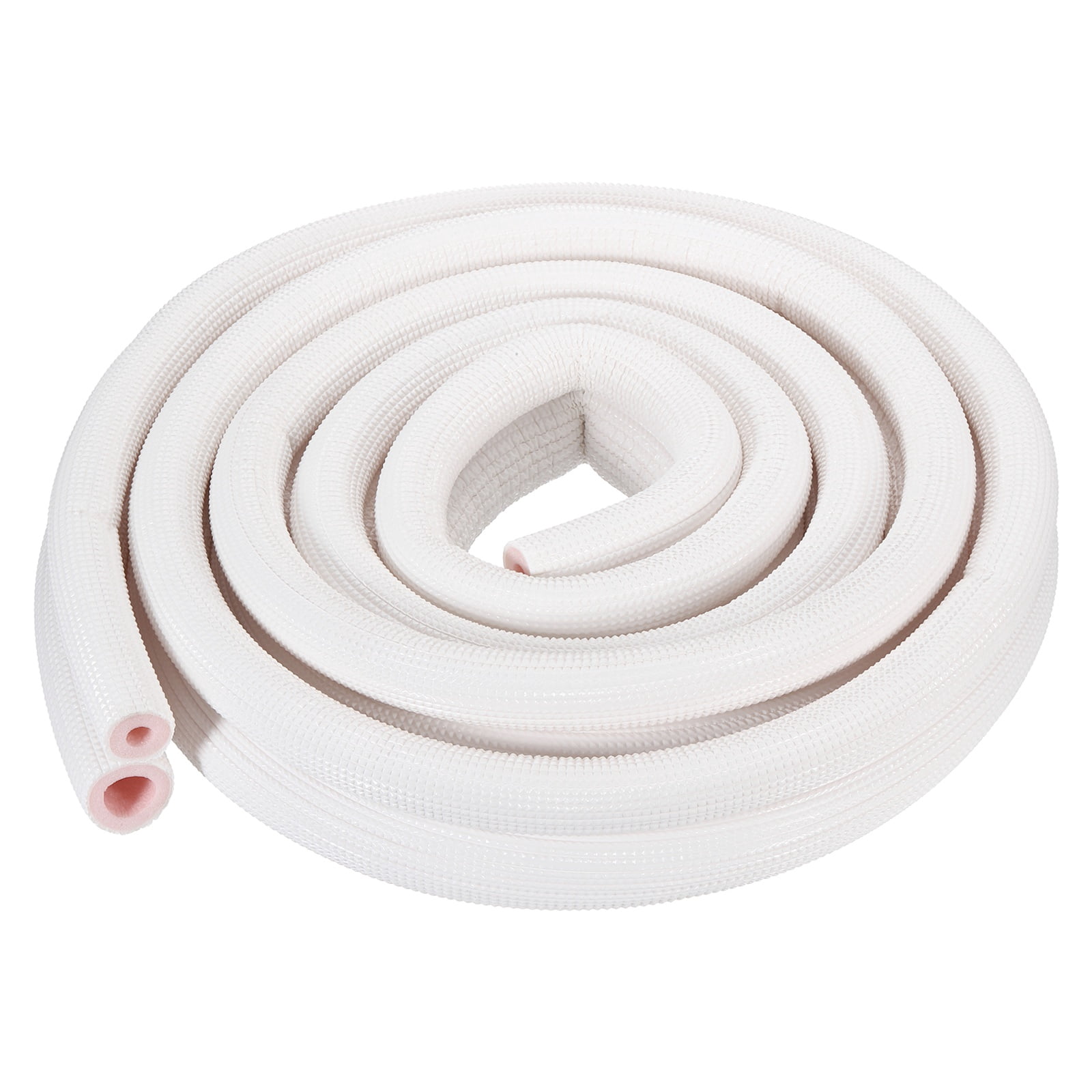 Uxcell HVAC Copper Pipe Insulation Foam Tube, 3/8", 5/8" ID 10ft Heat ...