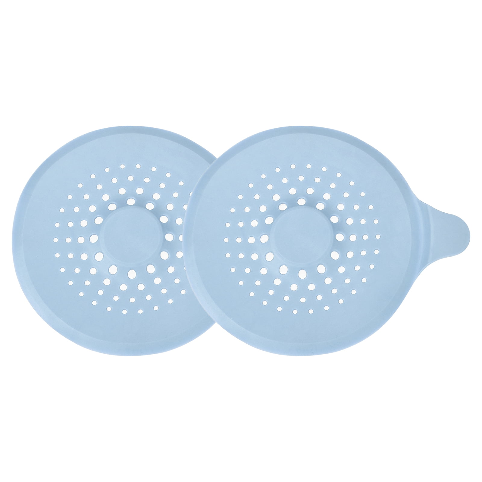 Uxcell Hair Drain Catcher, 5.51inch Tub Drain Covers with Handle, Sky ...