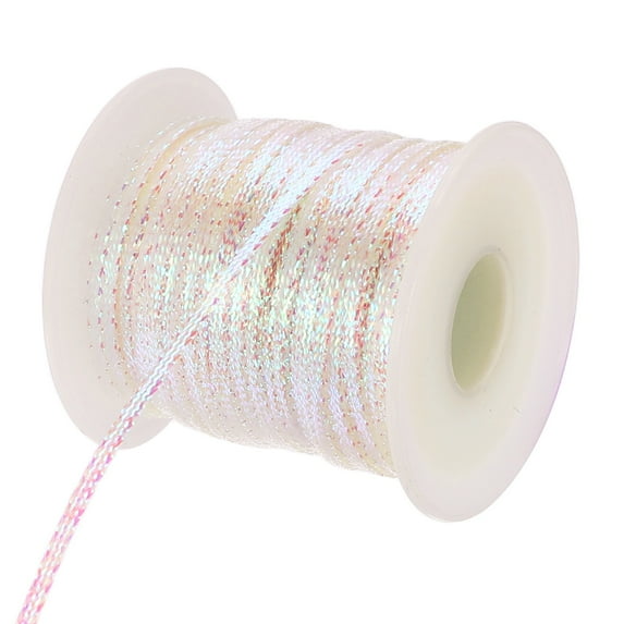 Uxcell Hair Strings for Braids (100m 1/8 Inch) - Metallic Hair Braiding ...