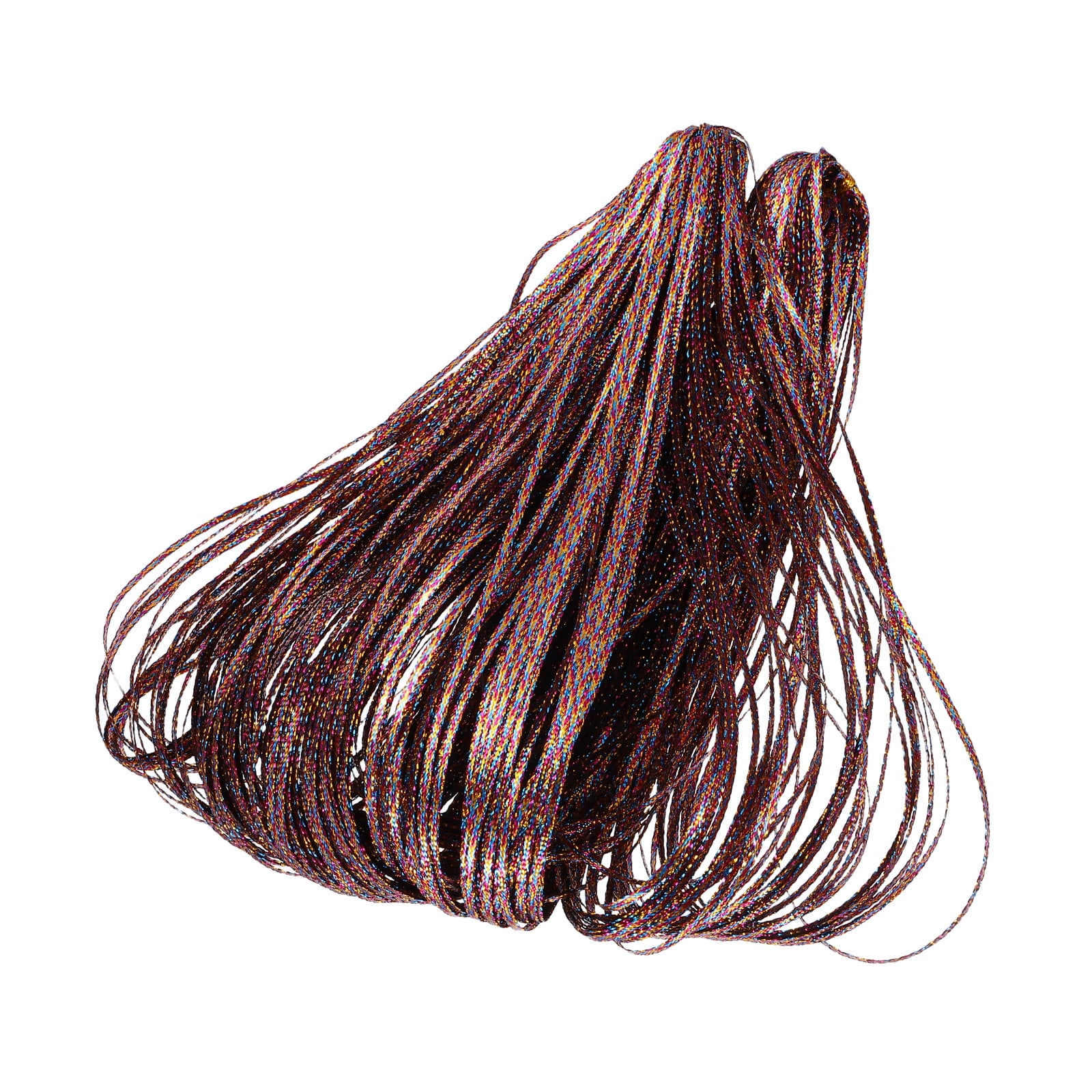 Uxcell Hair Strings for Braids (100m 1/8 Inch) - Metallic Hair Braiding ...