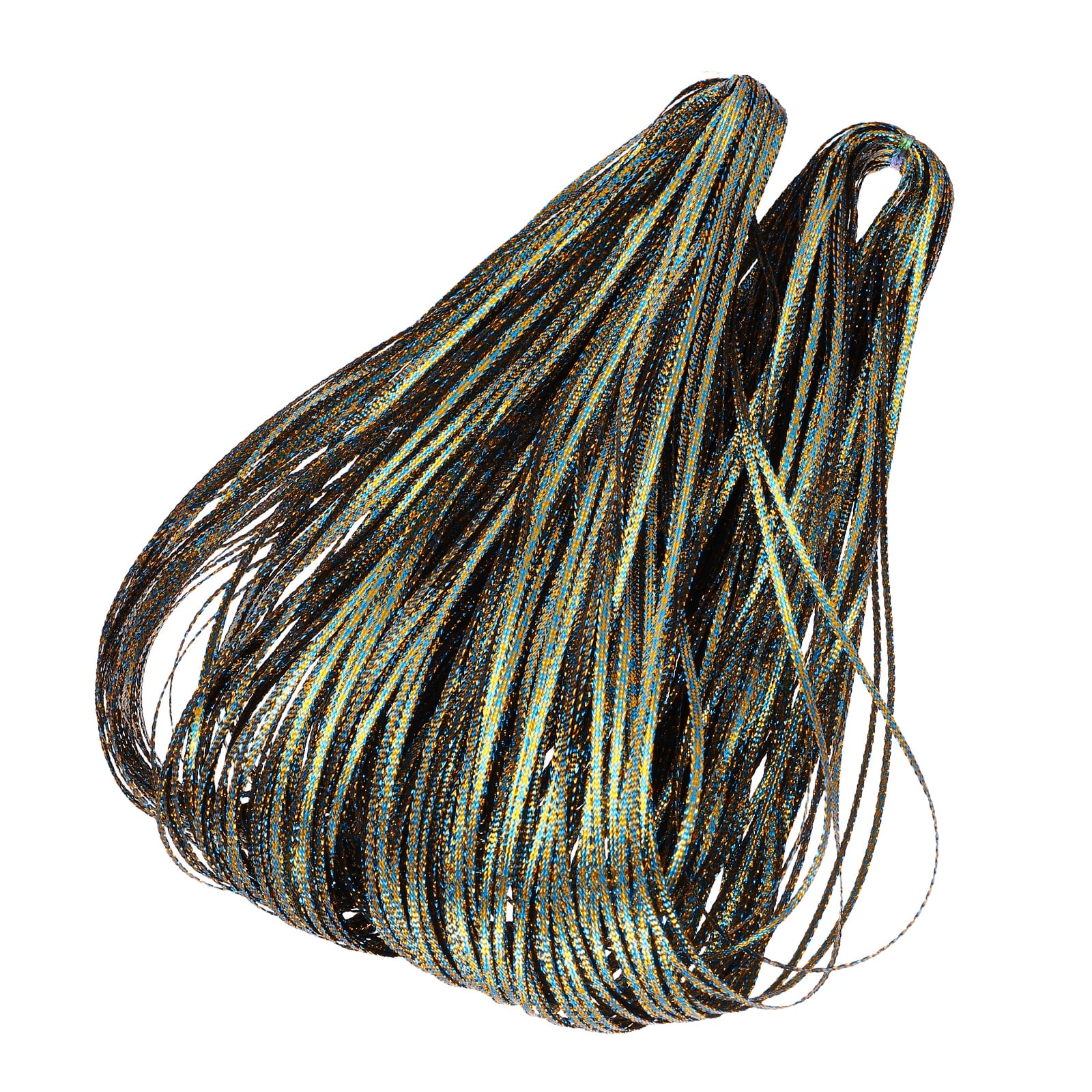 Uxcell Hair Strings for Braids (100m 1/8 Inch) - Metallic Hair Braiding ...