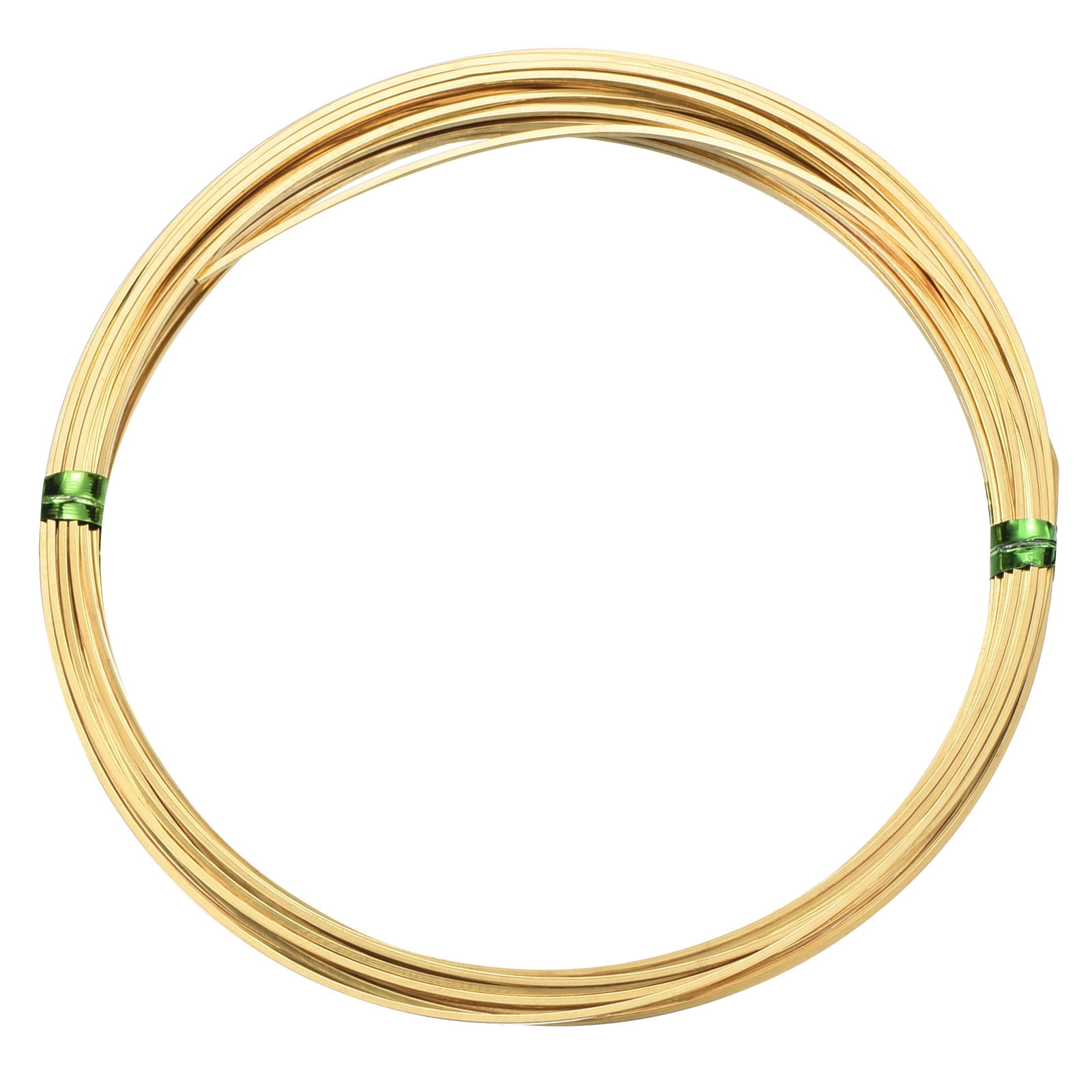 Uxcell Half Hard Brass Wire, 1 Roll 22Ga/0.6x0.6mm 6m/19.69ft Square Craft Wire, Brass - Walmart.com