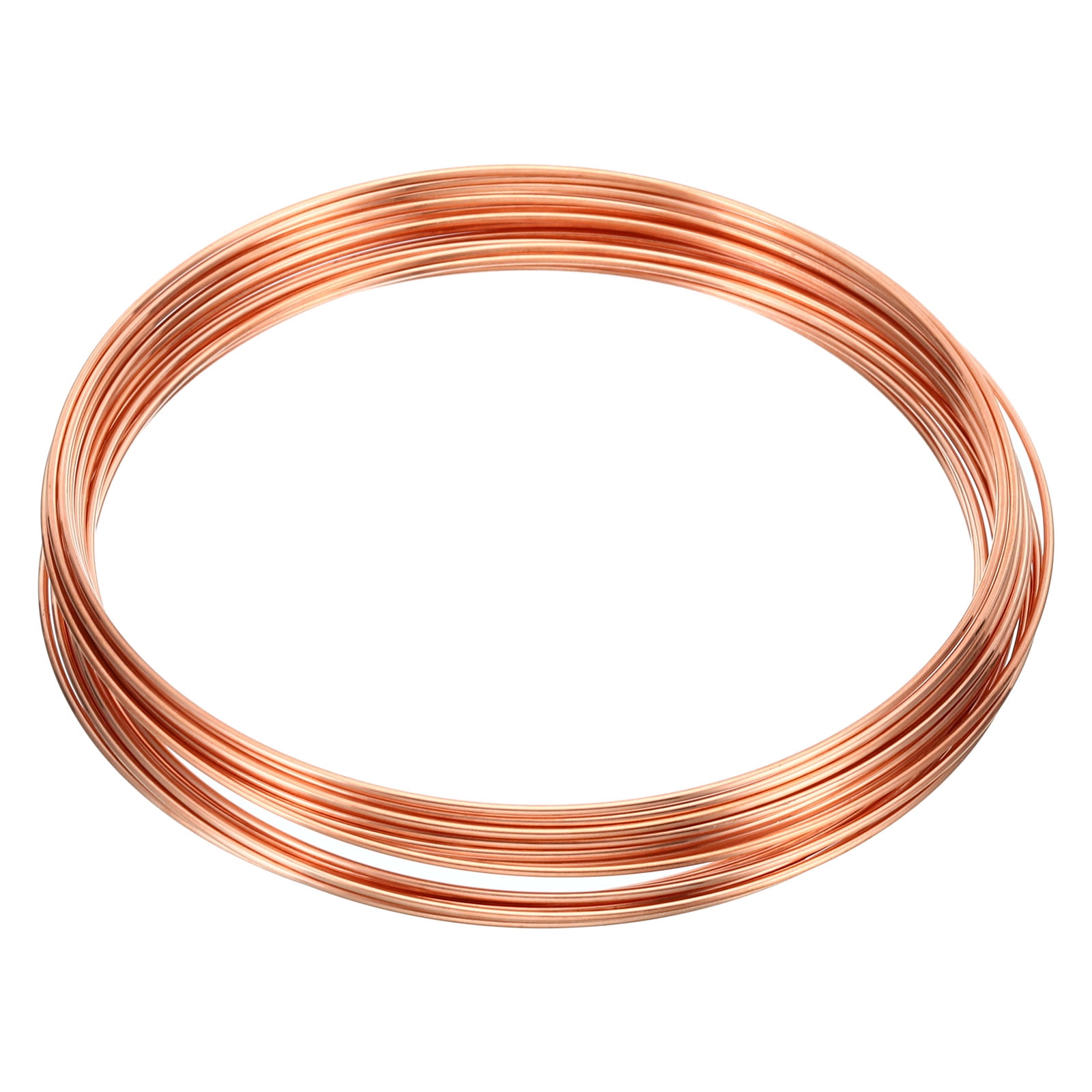 Uxcell Half Hard Copper Wire, 17Gauge/1.2mm Diameter 6m/19.68ft Spool ...