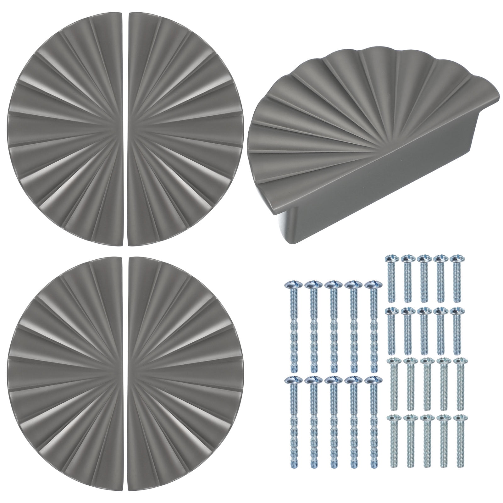 Uxcell Half Moon Drawer Pulls Zinc Alloy Drawer Pulls Drawer Handles ...