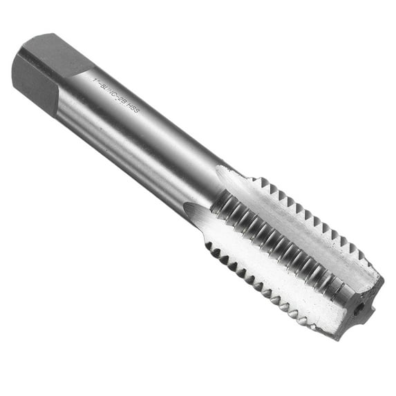 Uxcell Hand Bottom Tap 1-8 UNC 2B Bottoming Style Screw Tapping ...